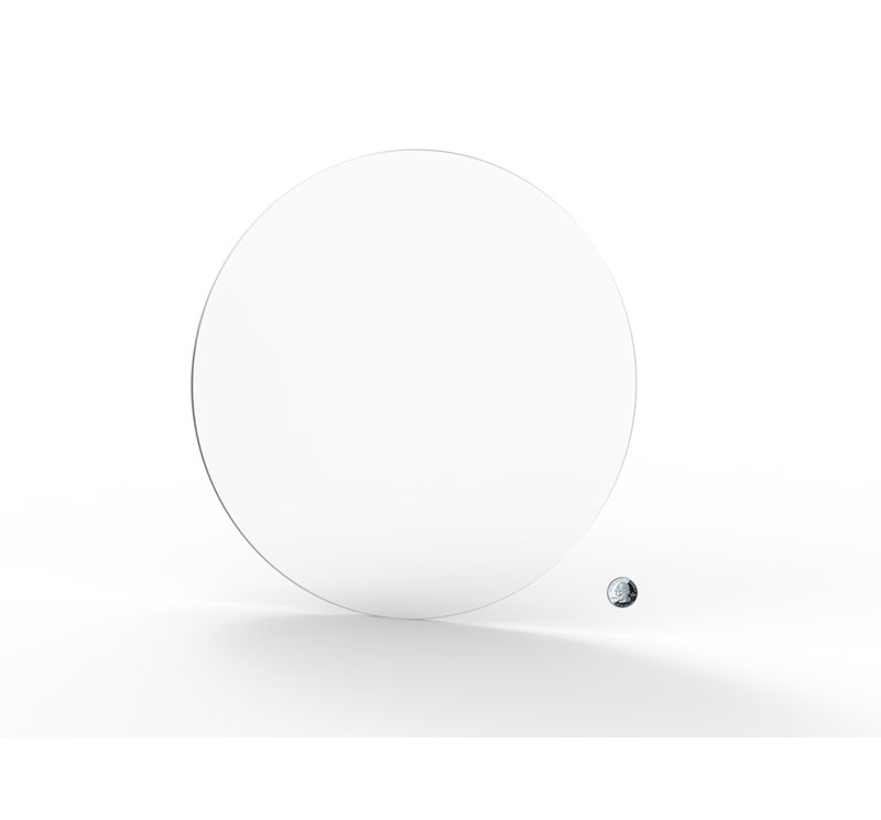 FixtureDisplays 18" Clear Acrylic Plexiglass Lucite Circle Round Disc ...