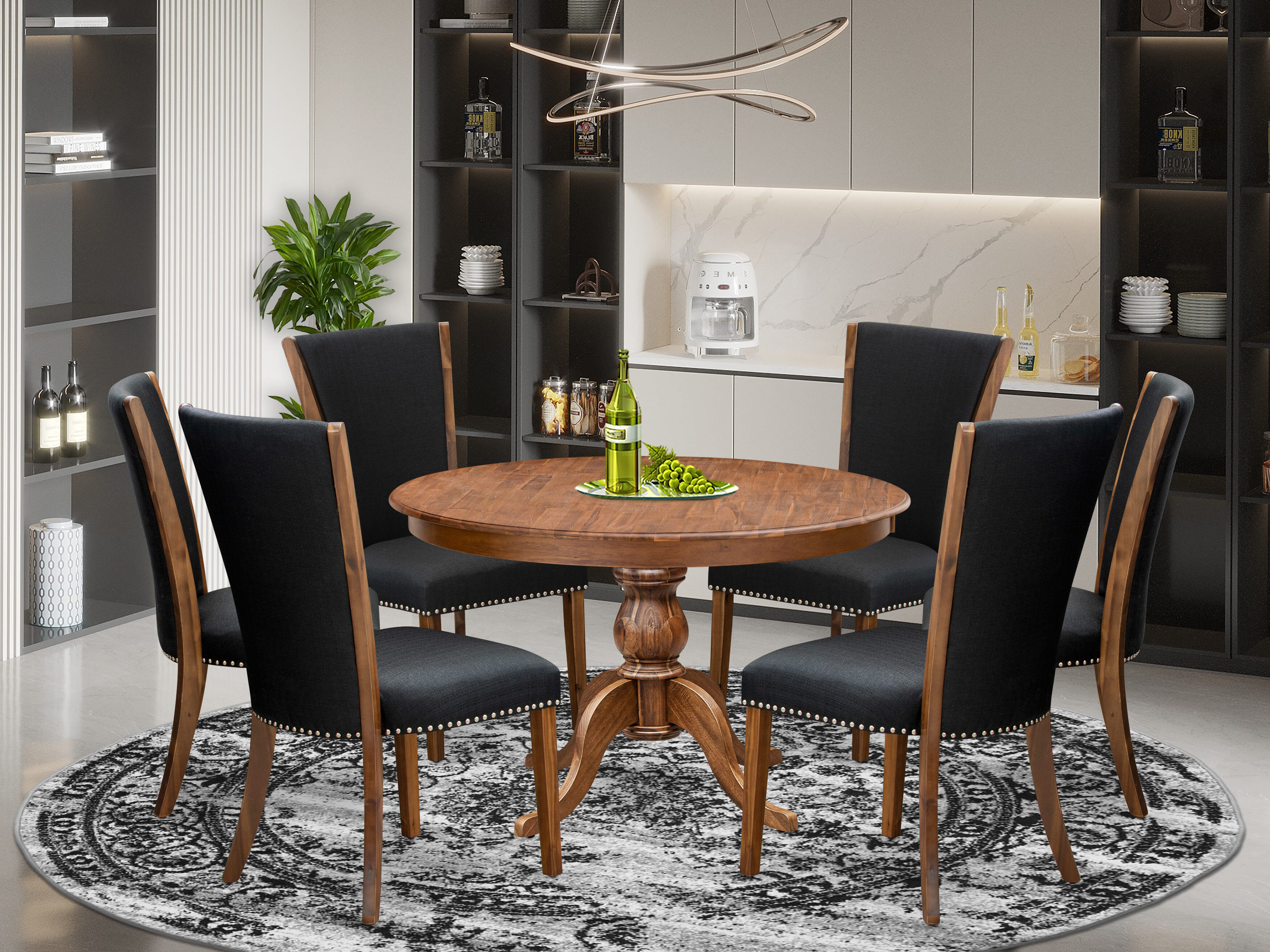Red Barrel Studio 7 Piece Dining Set for 6 Contains a Kitchen Table ...