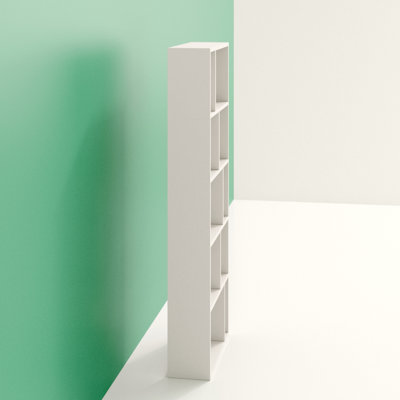 East Urban Home Geometric Bookcase & Reviews | Wayfair