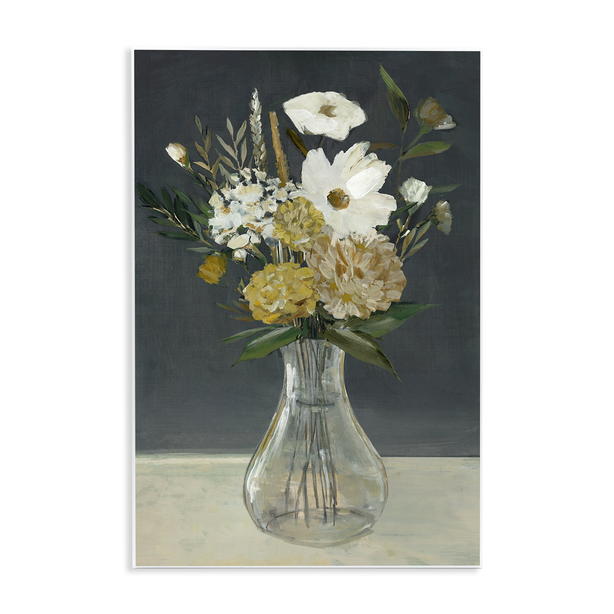 Dakota Fields Earthy Floral Vase Wall Plaque Art by Hannah Dawson | Wayfair