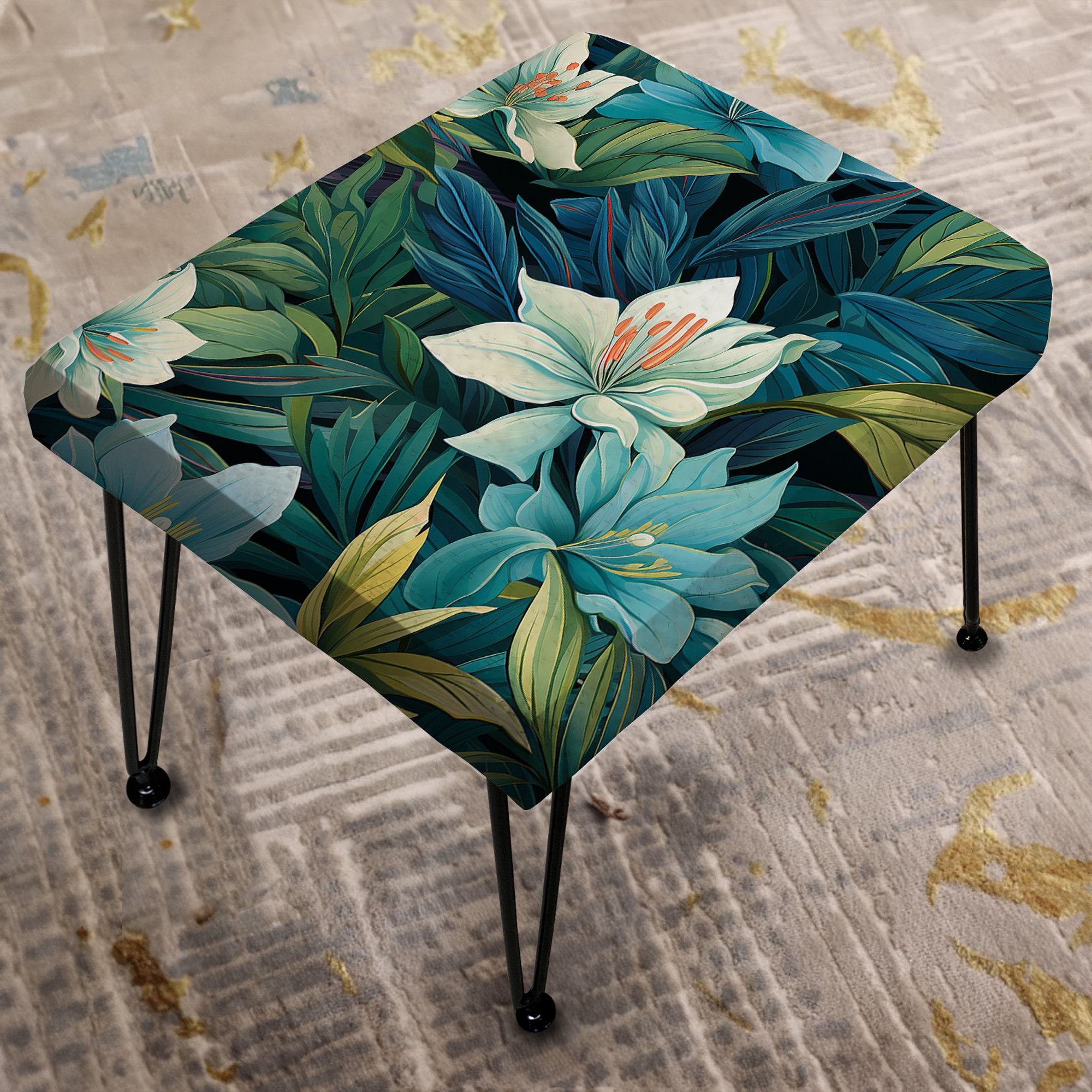 Design Art Tropic Mirage Ii Tropical Pattern - Tropical Rectangle ...
