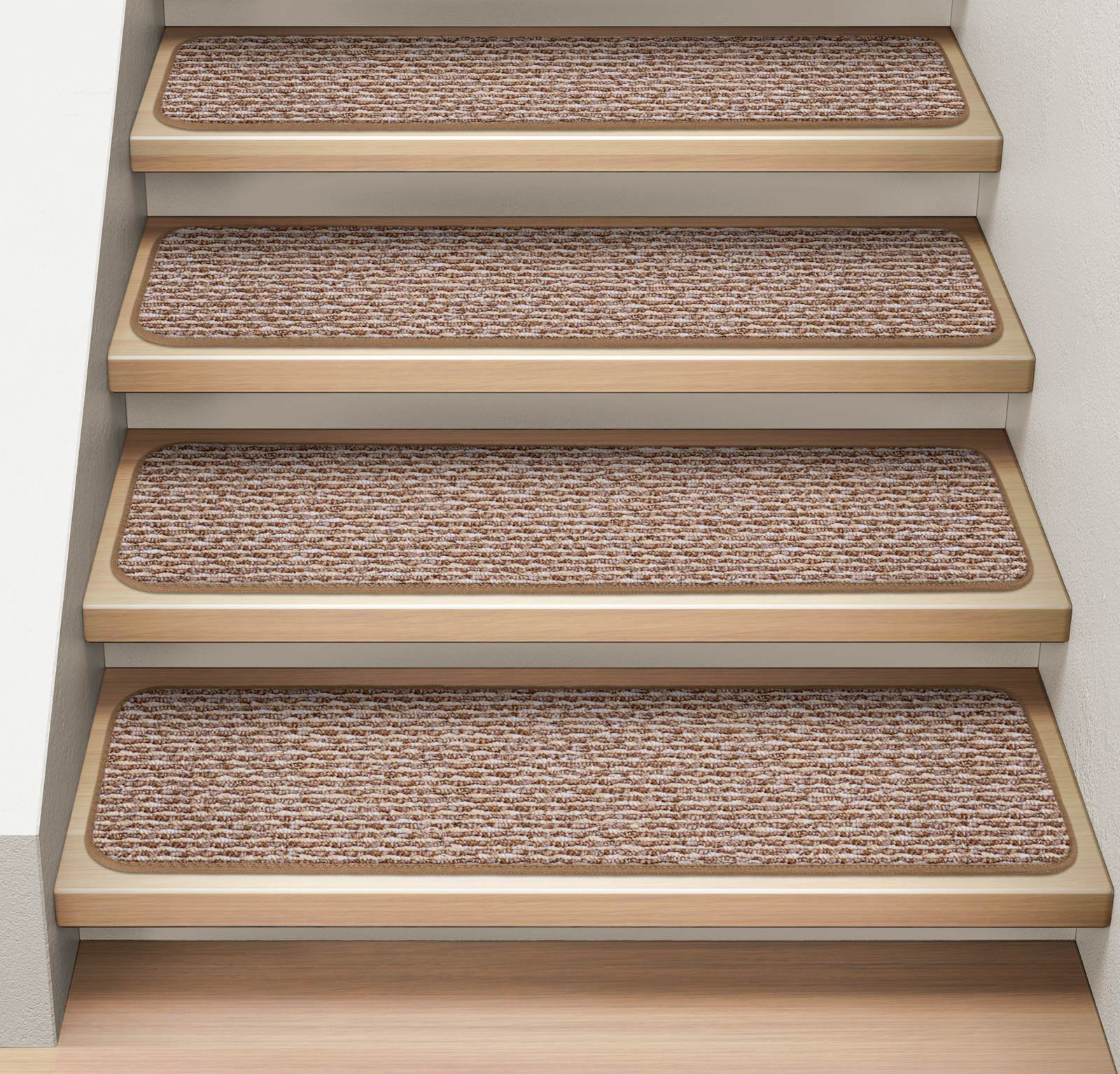 House Home & More Praline Brown Stair Tread | Wayfair