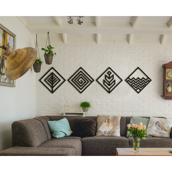 Union Rustic Four Element Wall Decor & Reviews | Wayfair