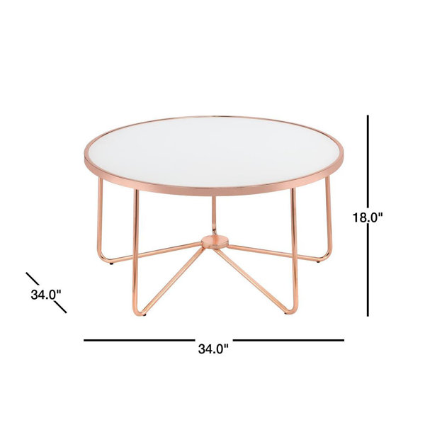 Lipoton Round Coffee Table Round Living Room Table Modern Coffee Table ...
