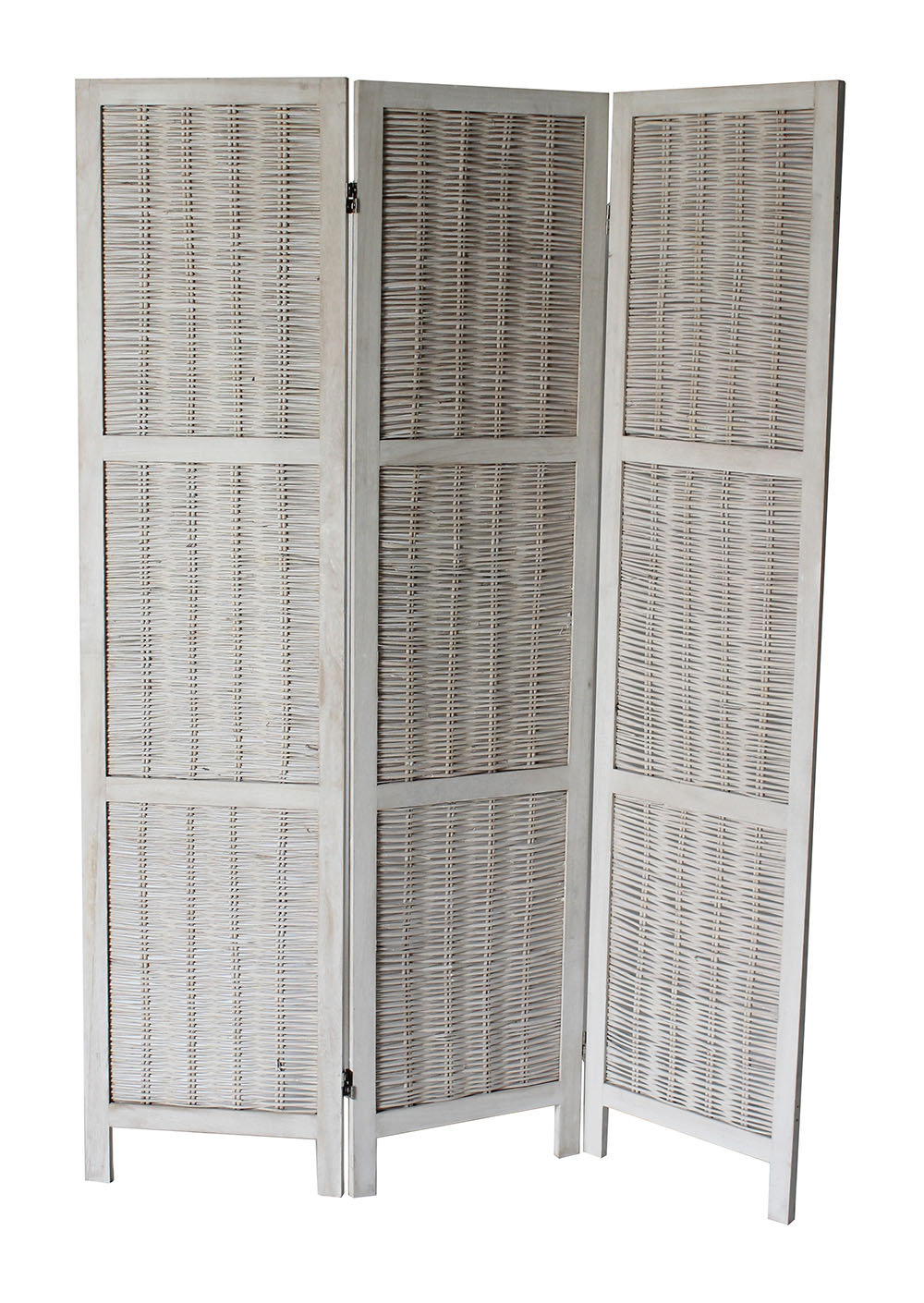 Bay Isle Home™ Warrick 50'' W x 70'' H 3 - Panel Solid Wood Folding ...