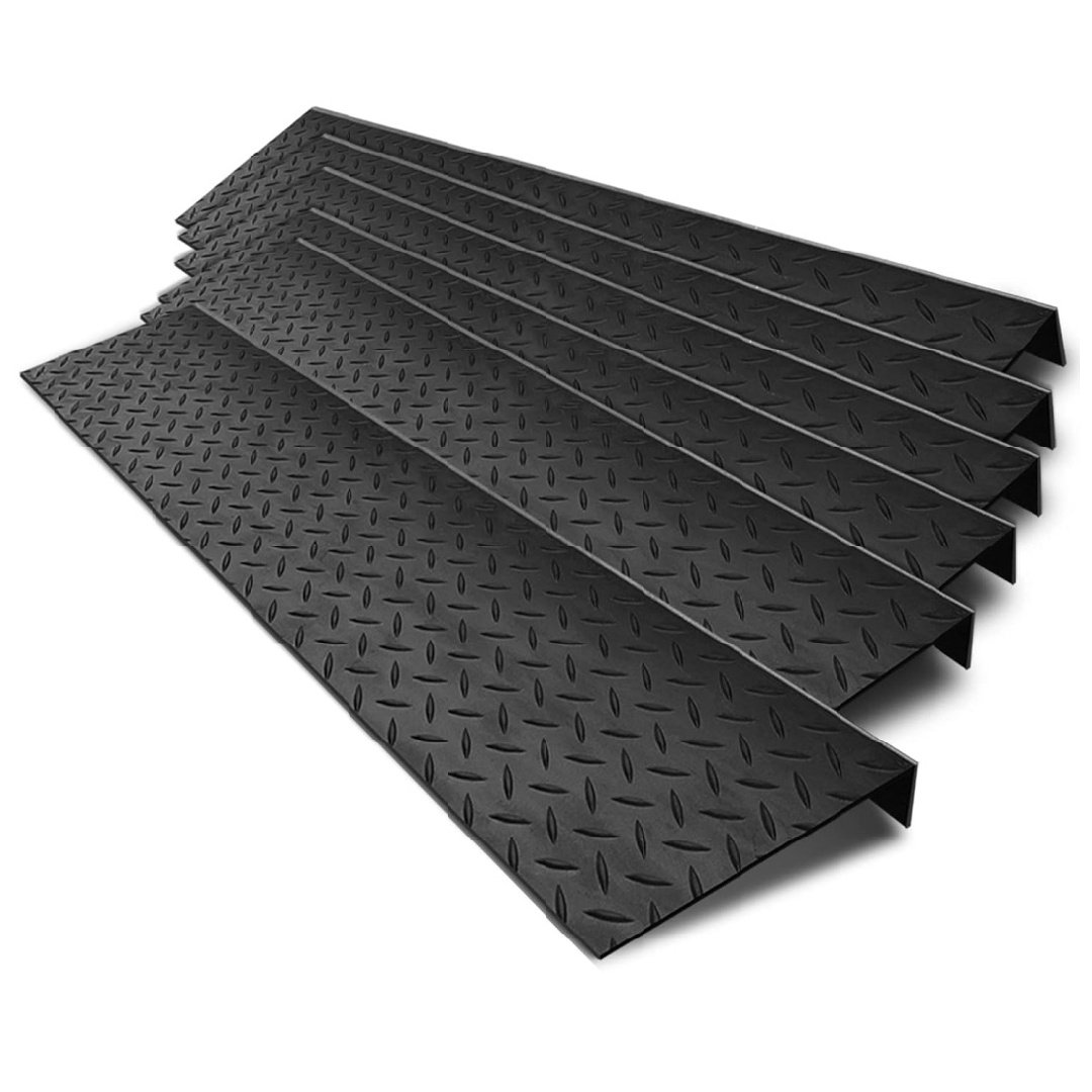 17 Stories Rubber Stair Treads 35 X 10 6 Pack,Outdoor Rubber Stair ...
