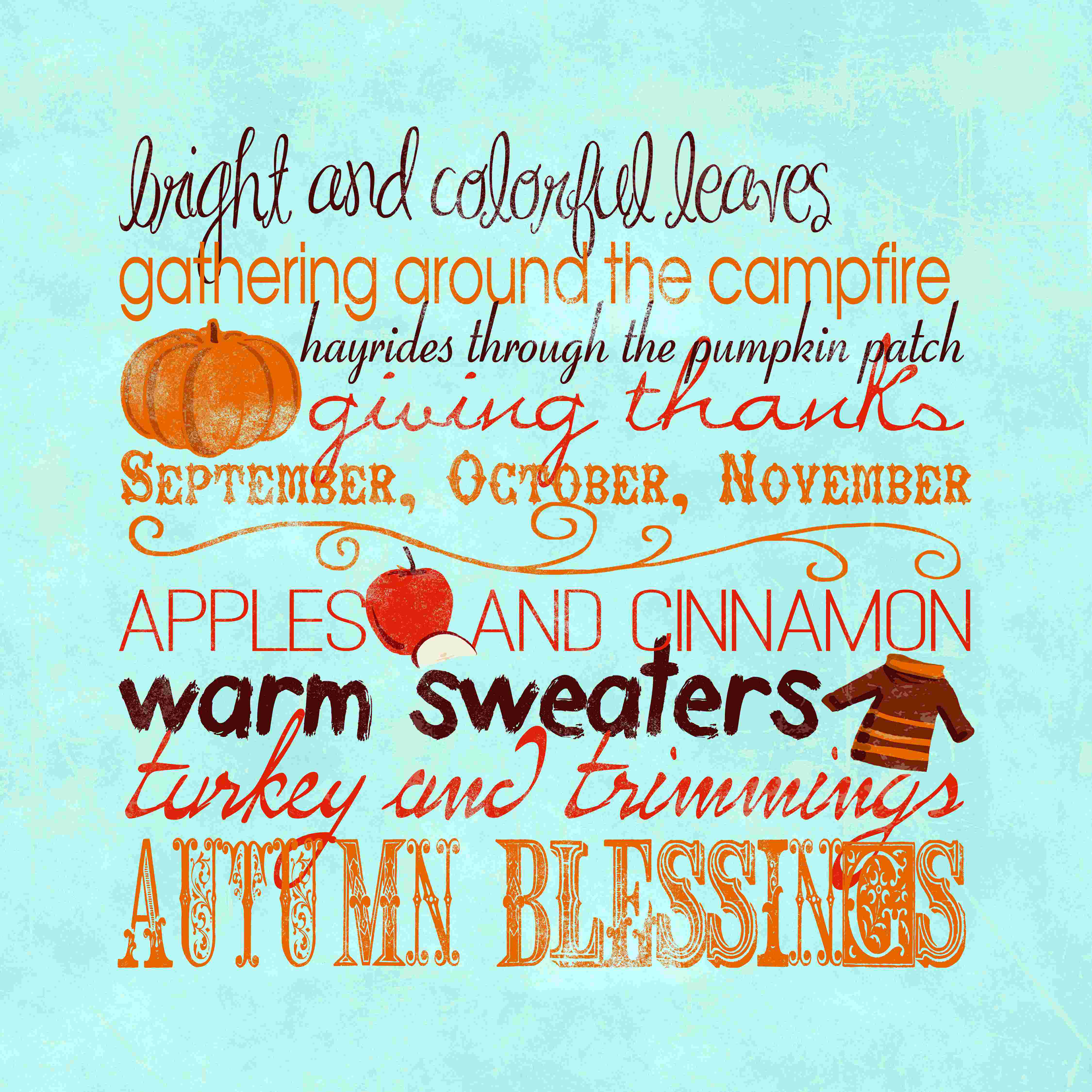 The Holiday Aisle® Fall Words 2 - Wayfair Canada