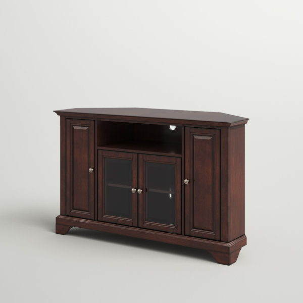 Three Posts™ Hedon Corner TV Stand for TVs up to 52" & Reviews | Wayfair