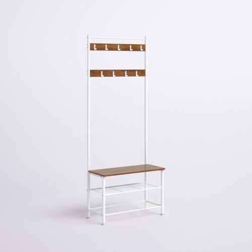 Metal Hall Trees You'll Love | Wayfair