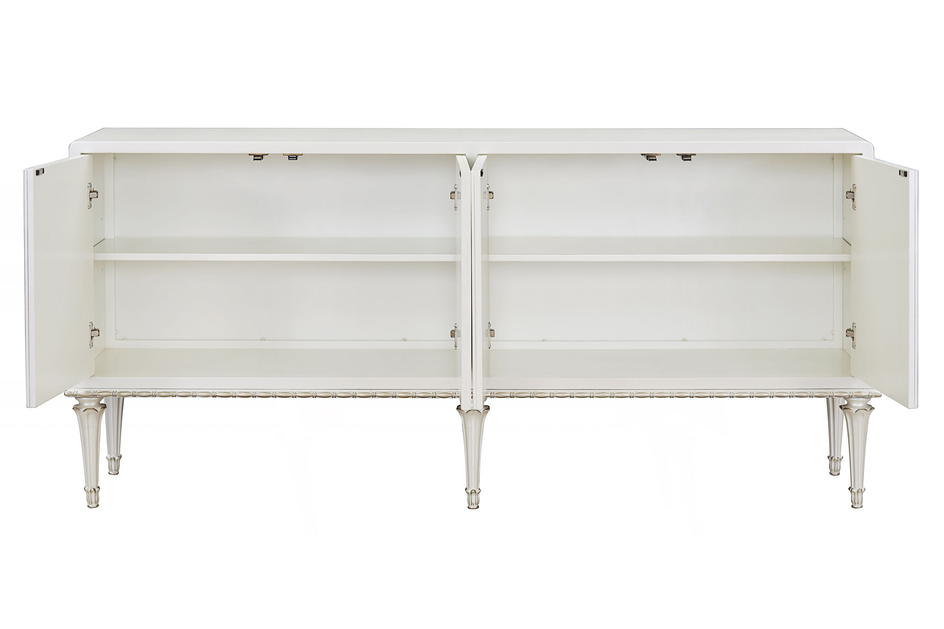 Astoria Grand Console Cabinet With Touch Open Doors | Wayfair
