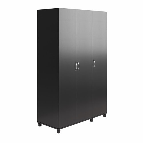 WFX Utility™ Aleg 3 Door Wardrobe with Clothing Rod & Adjustable ...