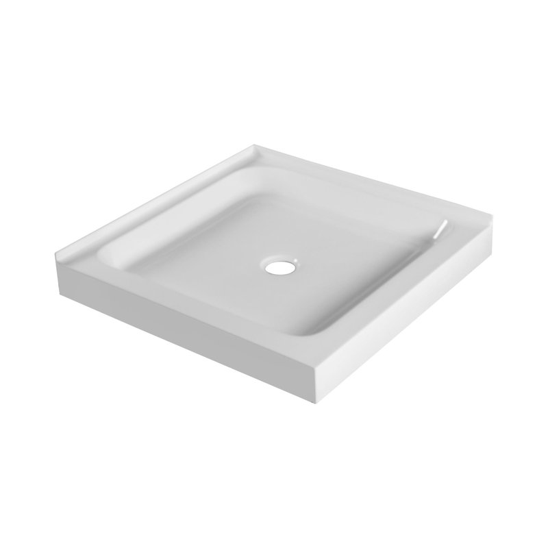 Fine Fixtures 30 x 30 Double Threshold Shower Base & Reviews | Wayfair