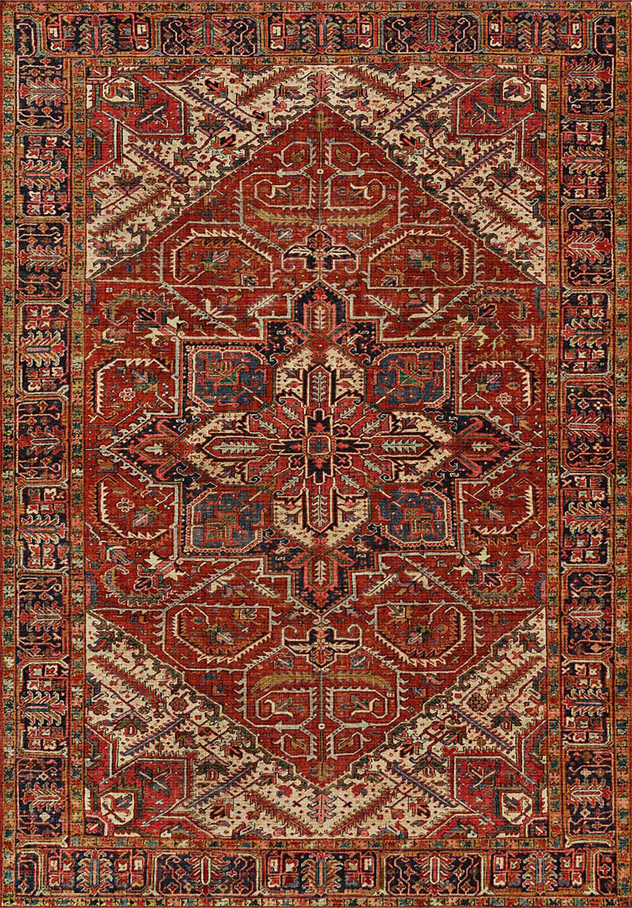Mistana Nama Oriental Machine Woven Flatweave Area Rug & Reviews ...