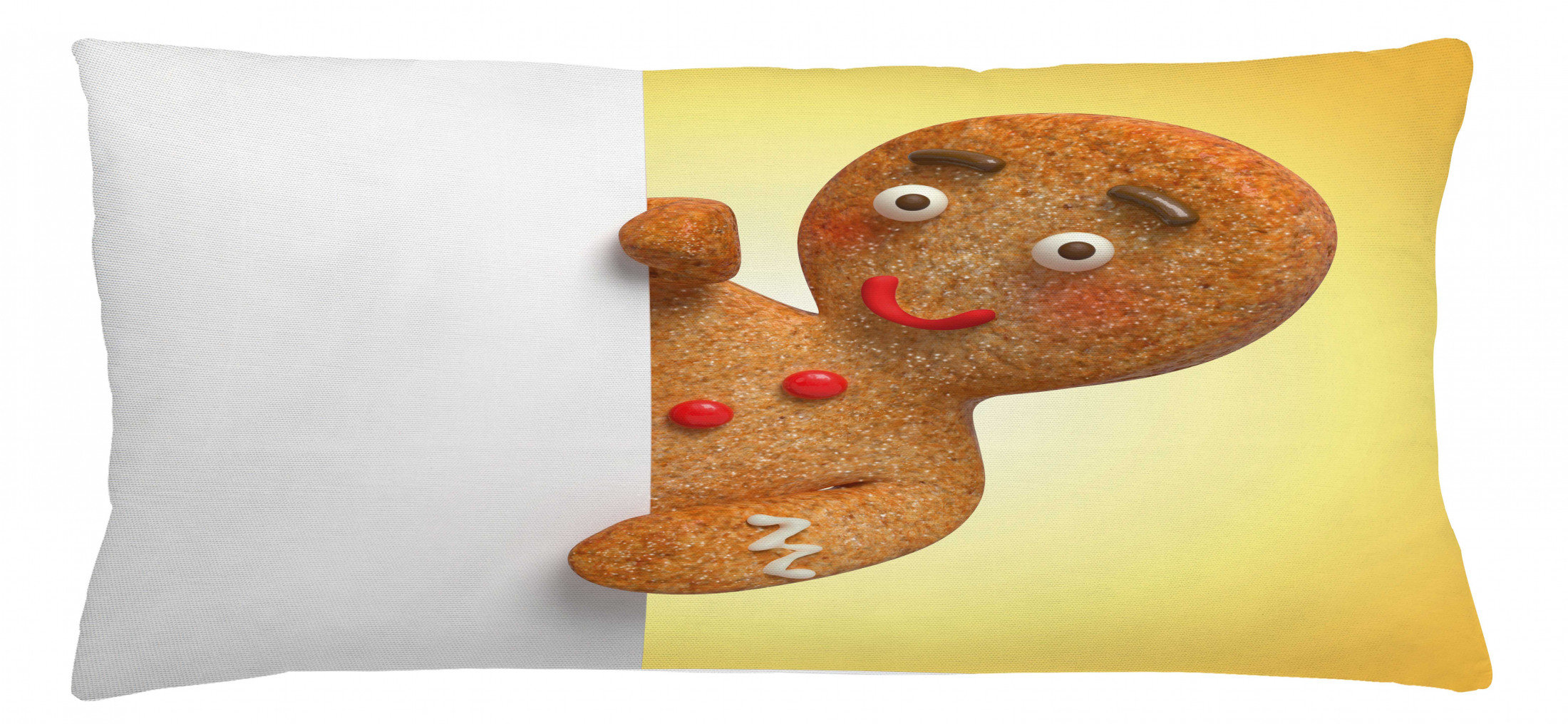 Ambesonne Gingerbread Man Indoor/Outdoor Lumbar Pillow Cover | Wayfair