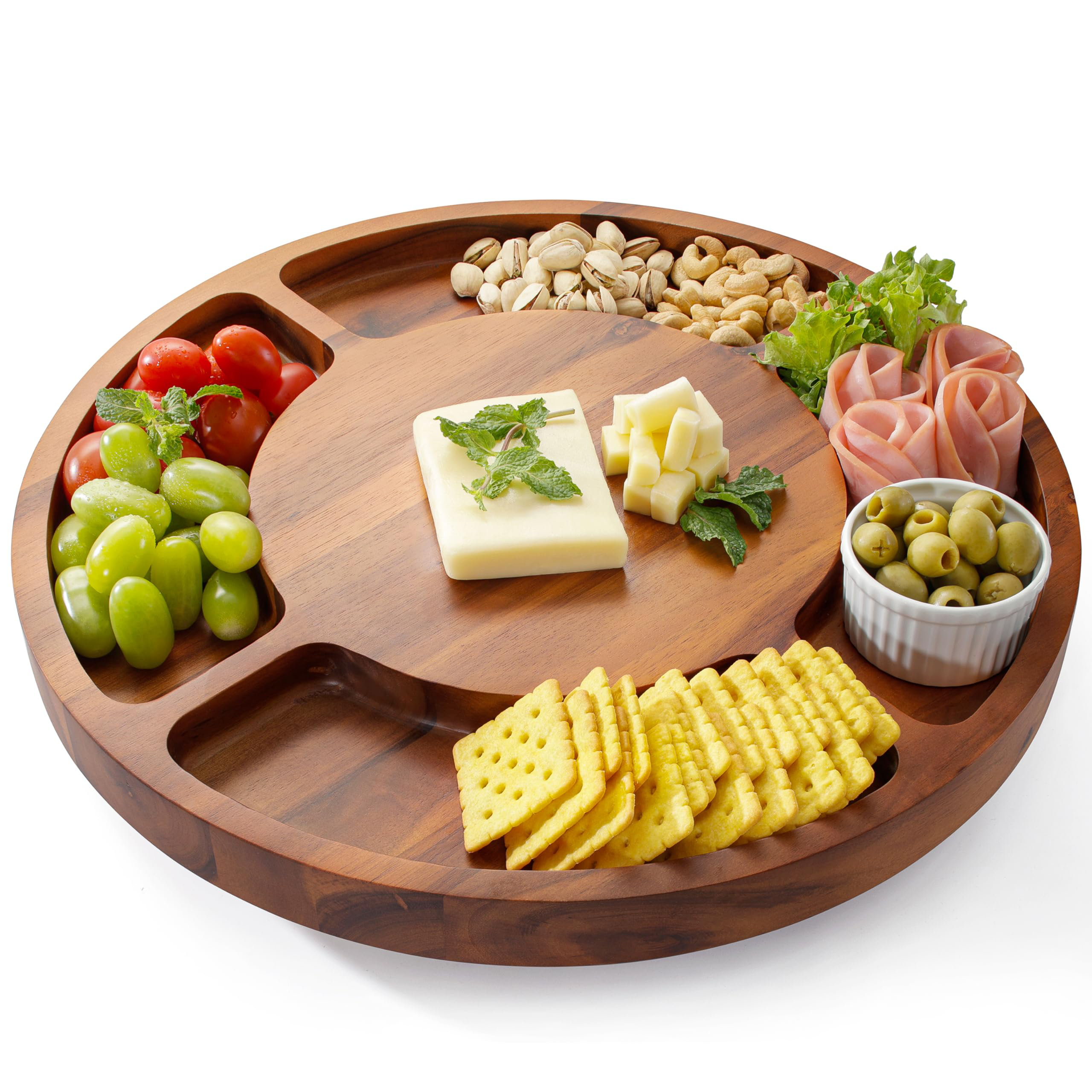 Foundry Select 16” Rotating Charcuterie Board For Cheese And Meat ...