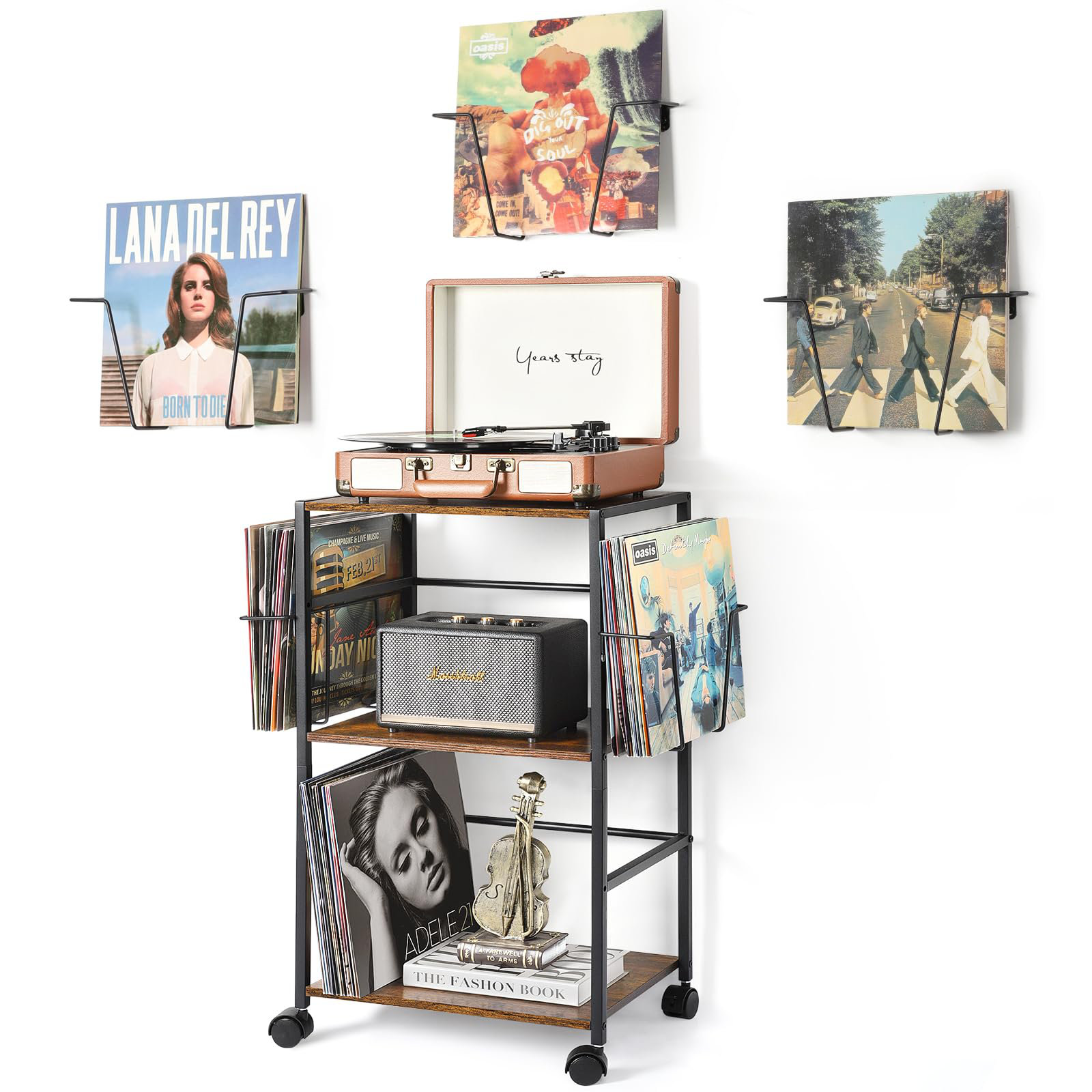 17 Stories Record Storage Accent | Wayfair