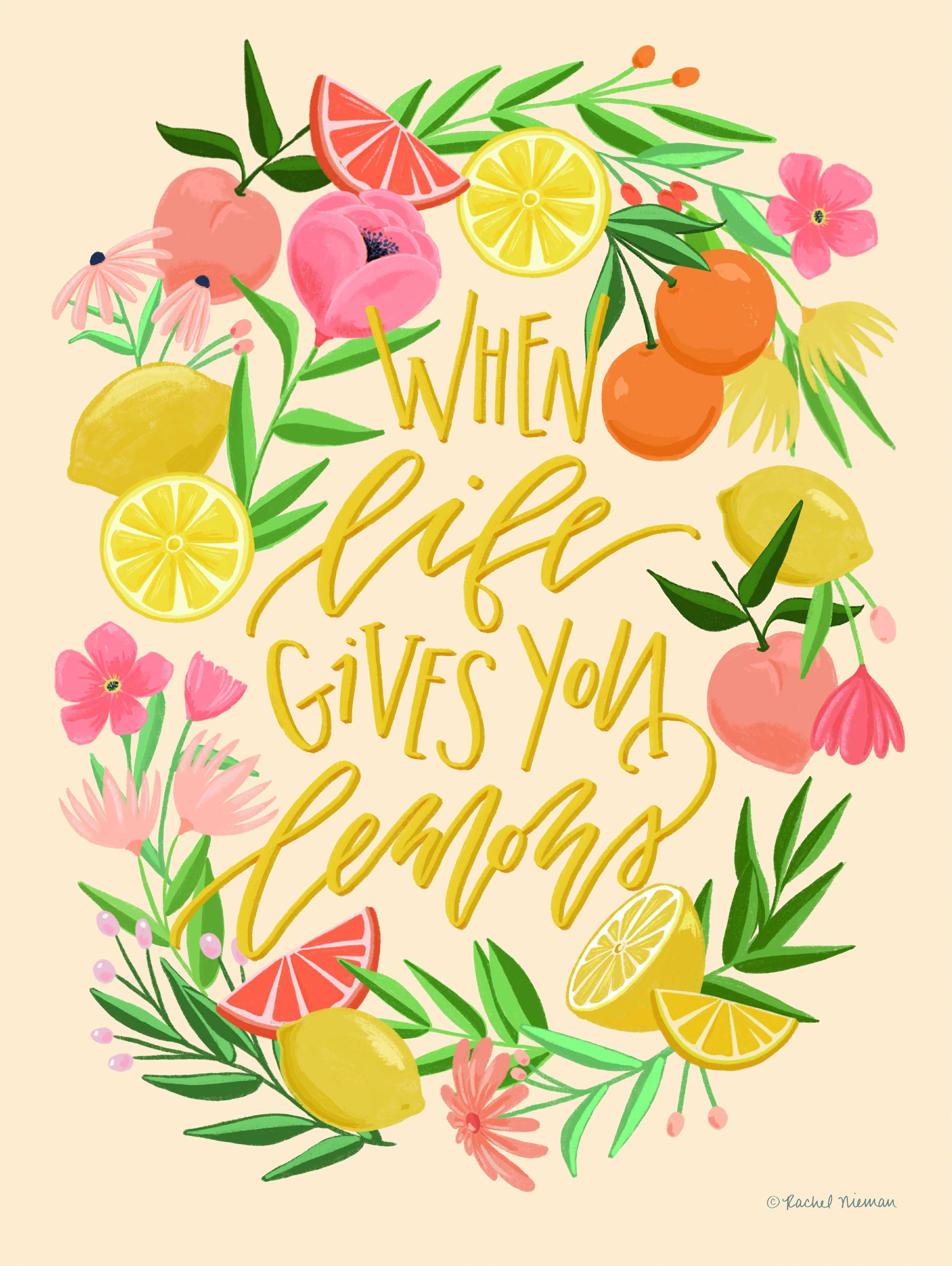Trinx When Life Gives You Lemons by Rachel Nieman - Print - Wayfair Canada