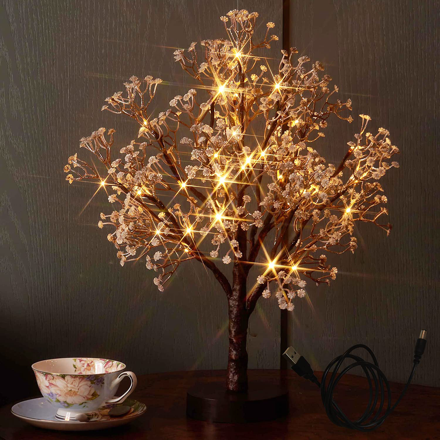TULGIX Lighted Flower Trees for Decoration Inside | Wayfair
