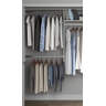 Dotted Line™ Grid 48" W - 96" W Closet System Starter Kit & Reviews ...