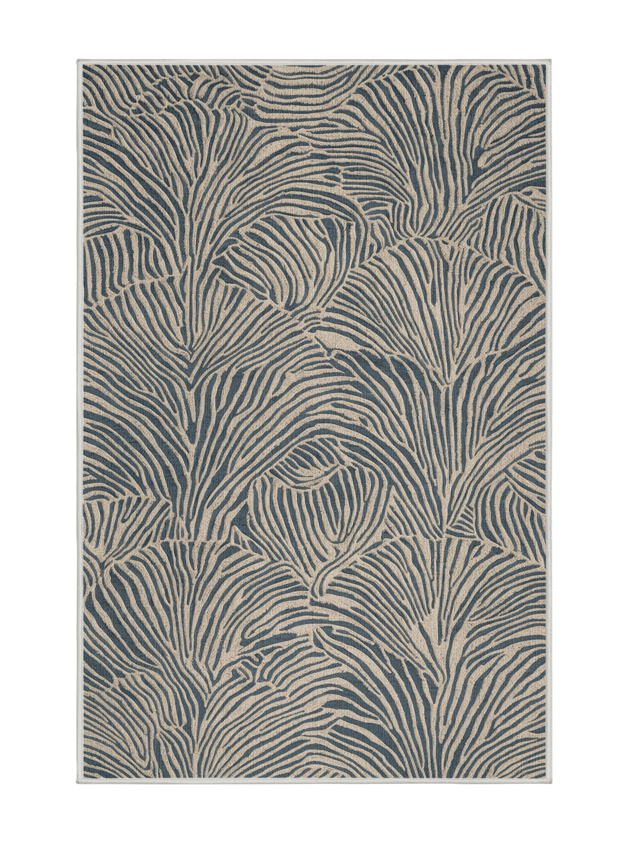 Hokku Designs Washable Modern Shell Designs Hawaiian Area Rug | Wayfair
