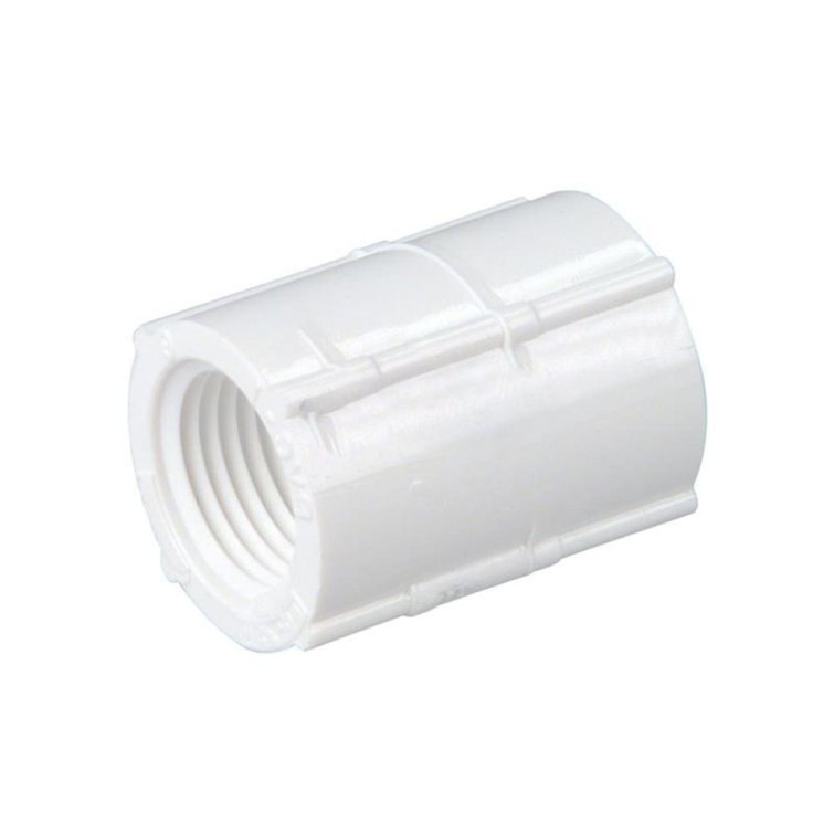 Plumbing N Parts 0.5 in. White Plastic PVC Coupling PNP-38174 - Wayfair ...