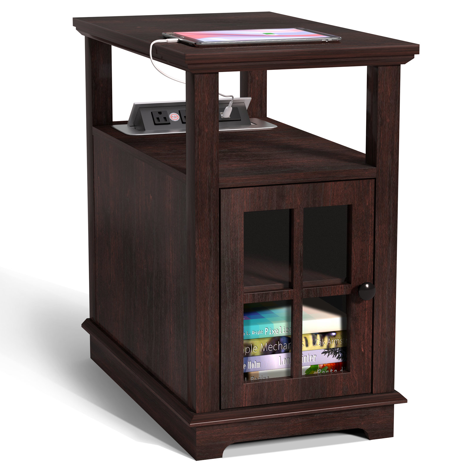 Red Barrel Studio Roseannah 23.6" Tall Nightstands with Storage and ...