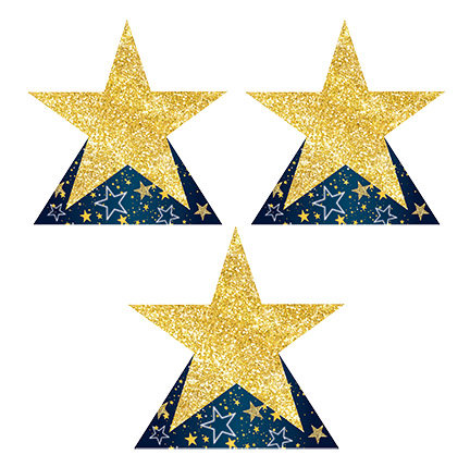 Beistle Starry Night Star Stand-Ups | Wayfair