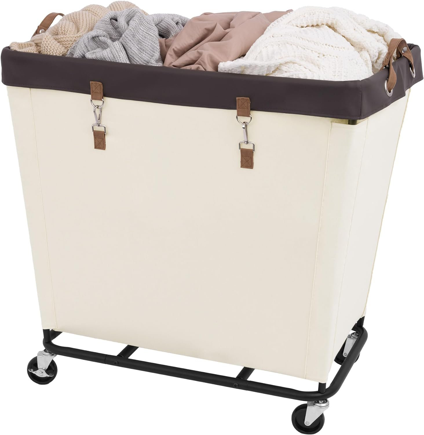Masoter Laundry Hamper with Wheels, 320L Large Hampers for Laundry ...