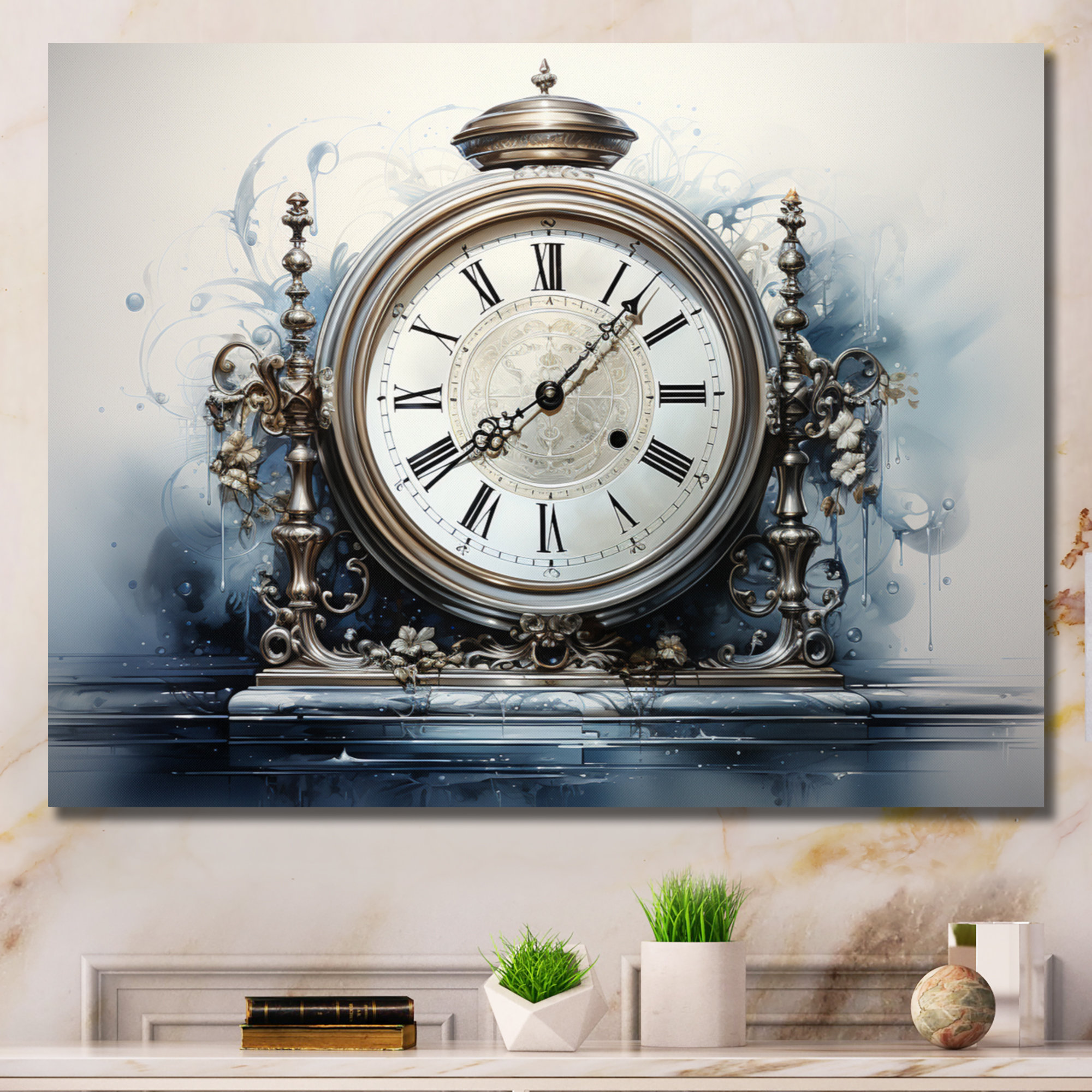 Red Barrel Studio® Clock Timeless Reflections - Print | Wayfair