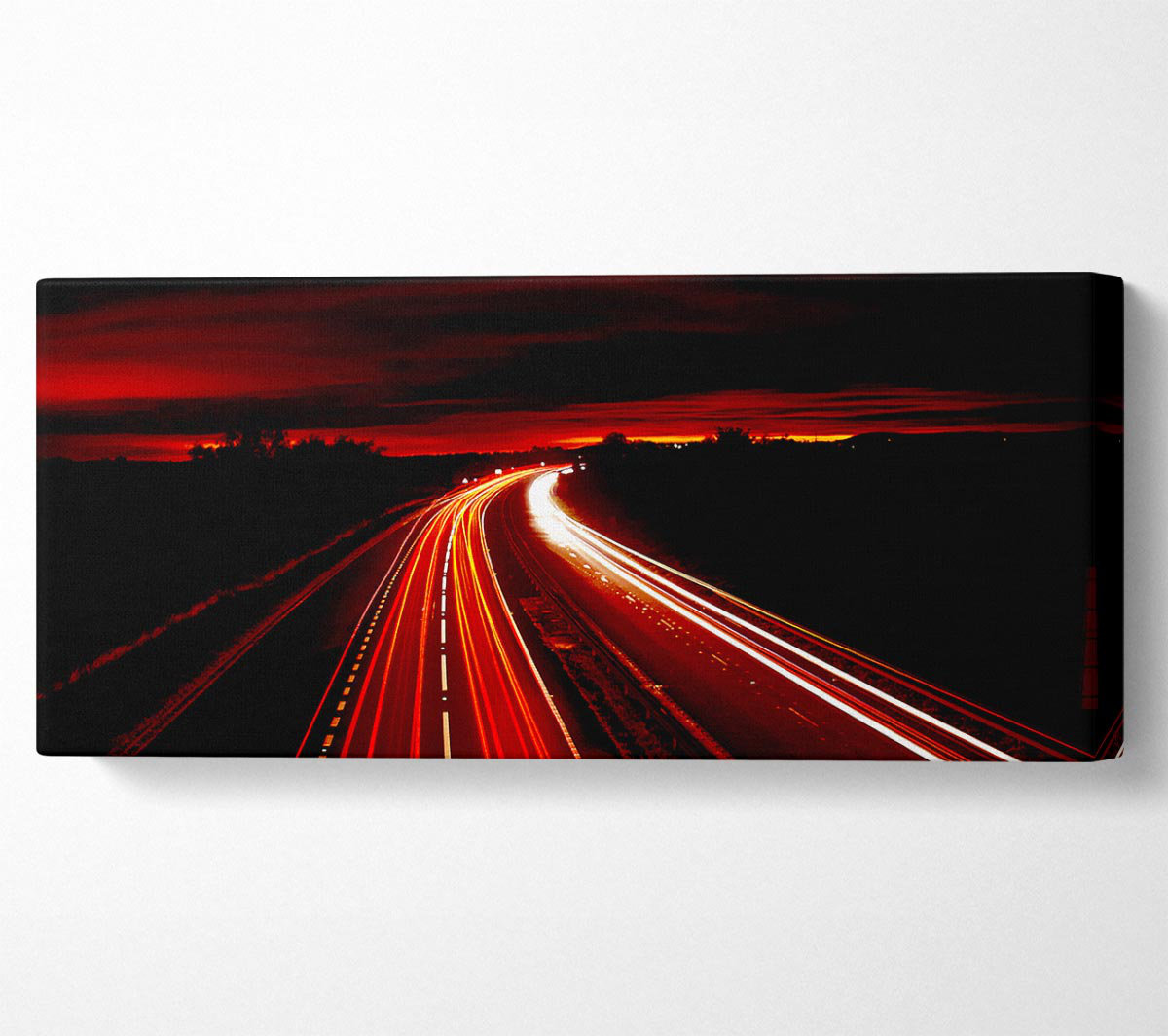 Ebern Designs Red Fire Road - Print | Wayfair.co.uk
