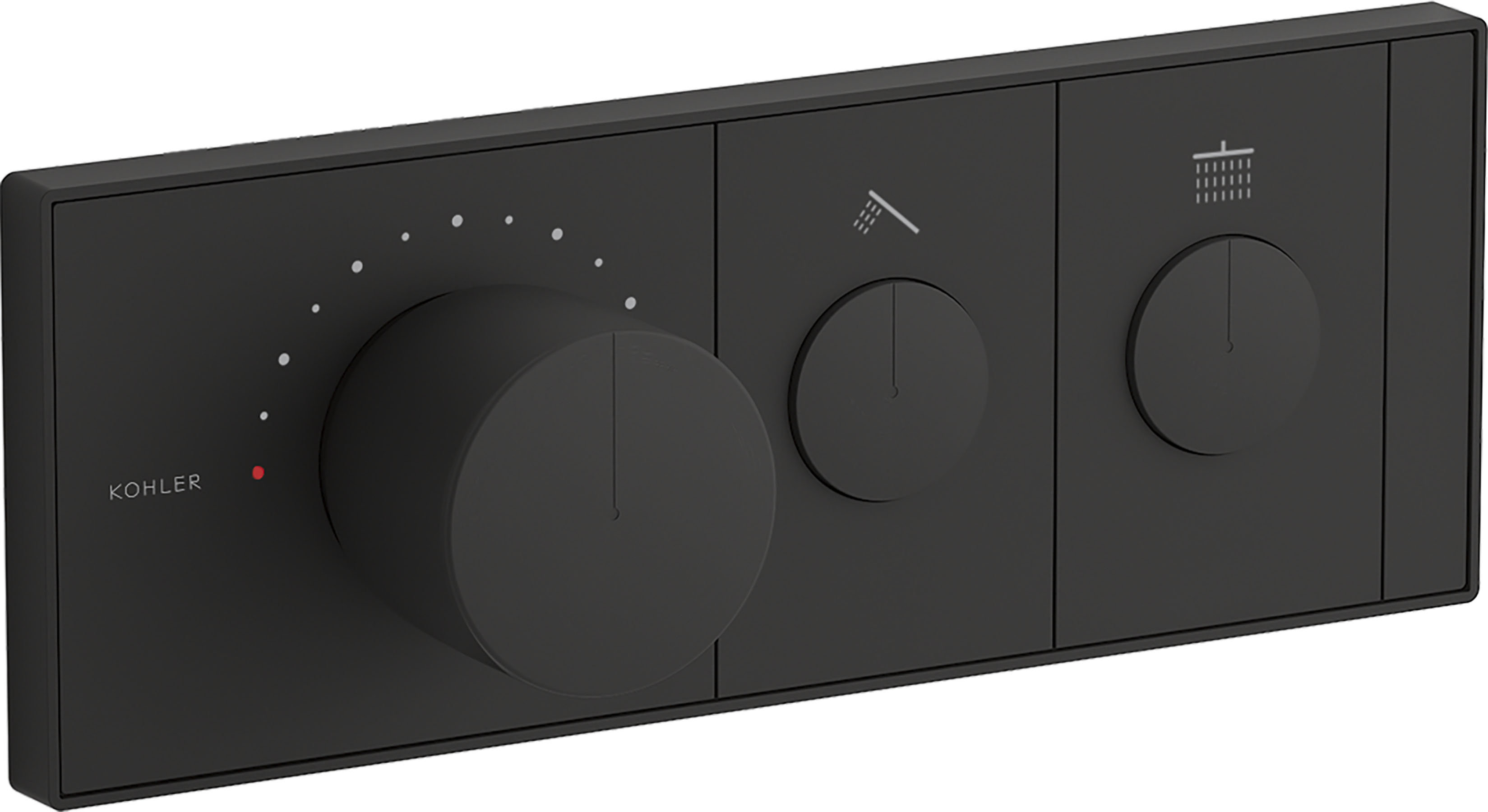 Kohler Anthem Two-Outlet Thermostatic Valve Control Panel With Recessed ...