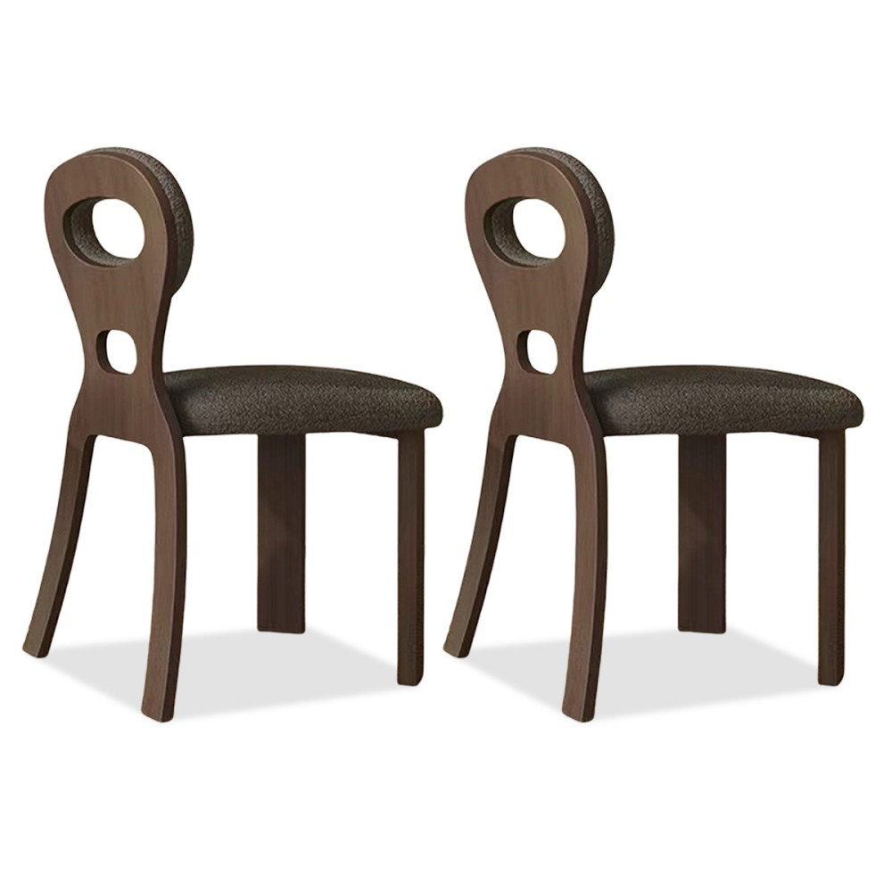 Orren Ellis 32.28" Solid back side Chair(Set of 2) | Wayfair