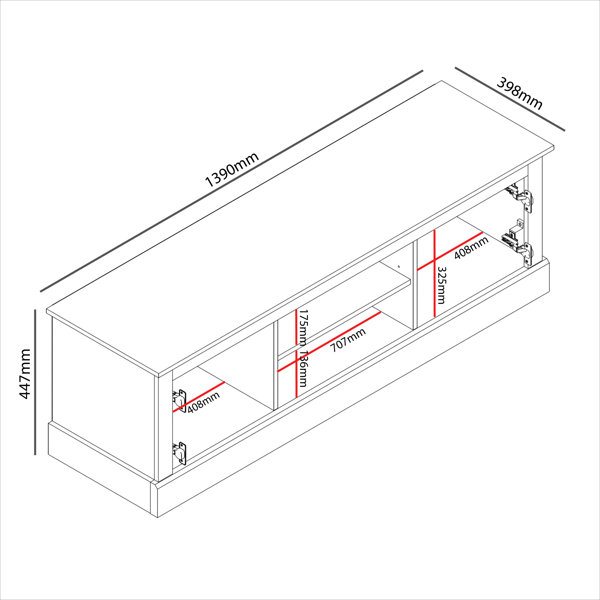 Marlow Home Co. Sufly TV Stand for TVs up to 65" & Reviews | Wayfair.co.uk