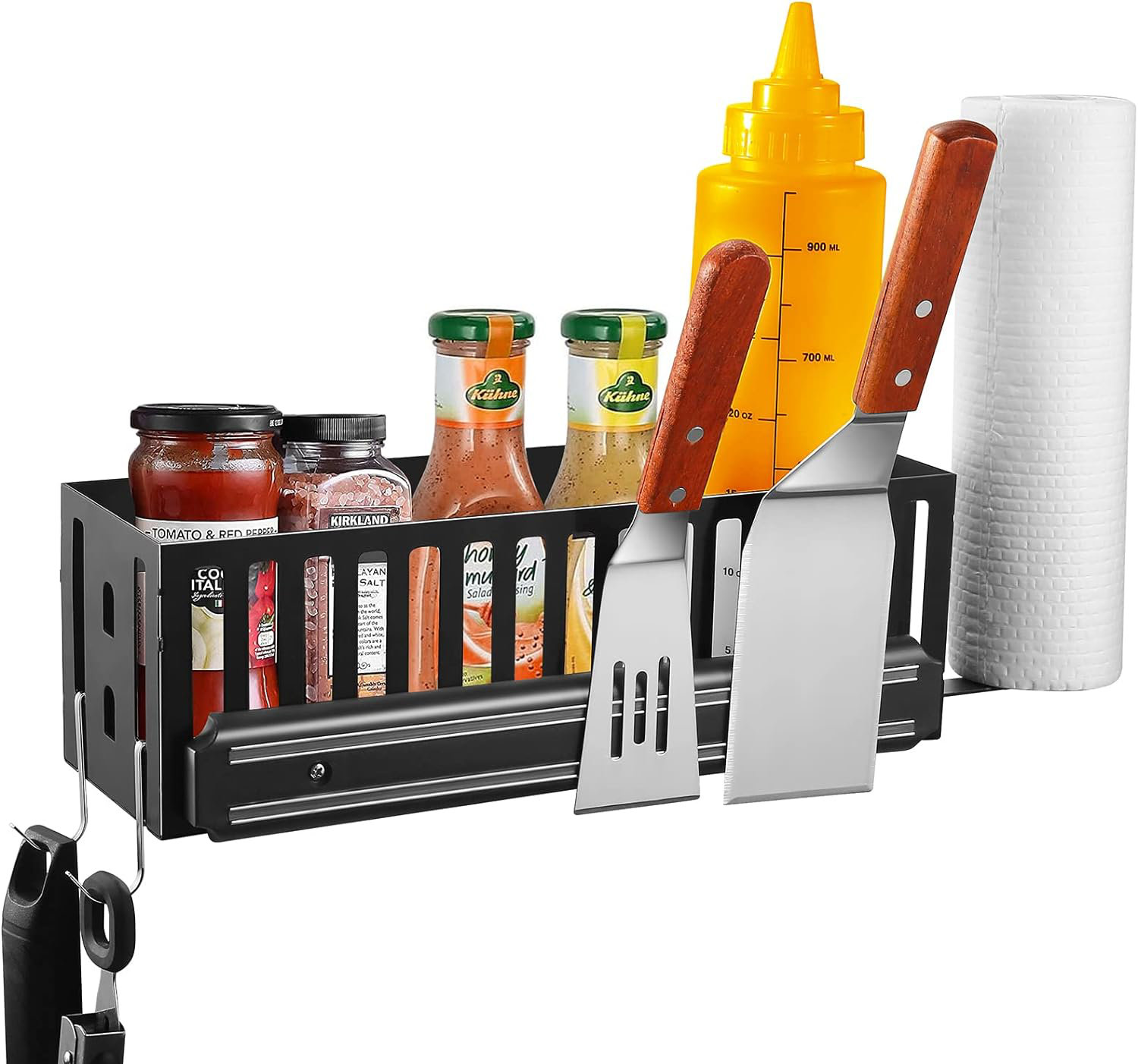 AMADA Magnetic Grill Pan Tool Holder For 28"/36" Blackstone Grill Pans ...