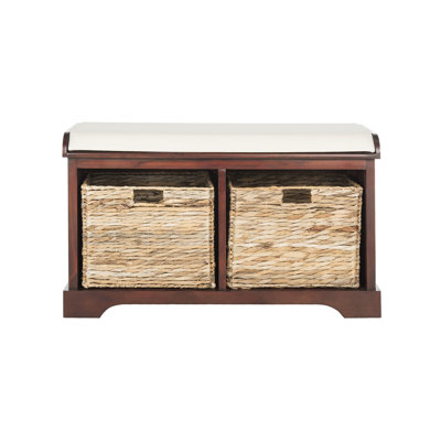 Wildon Home® Wood Storage Bench | Wayfair