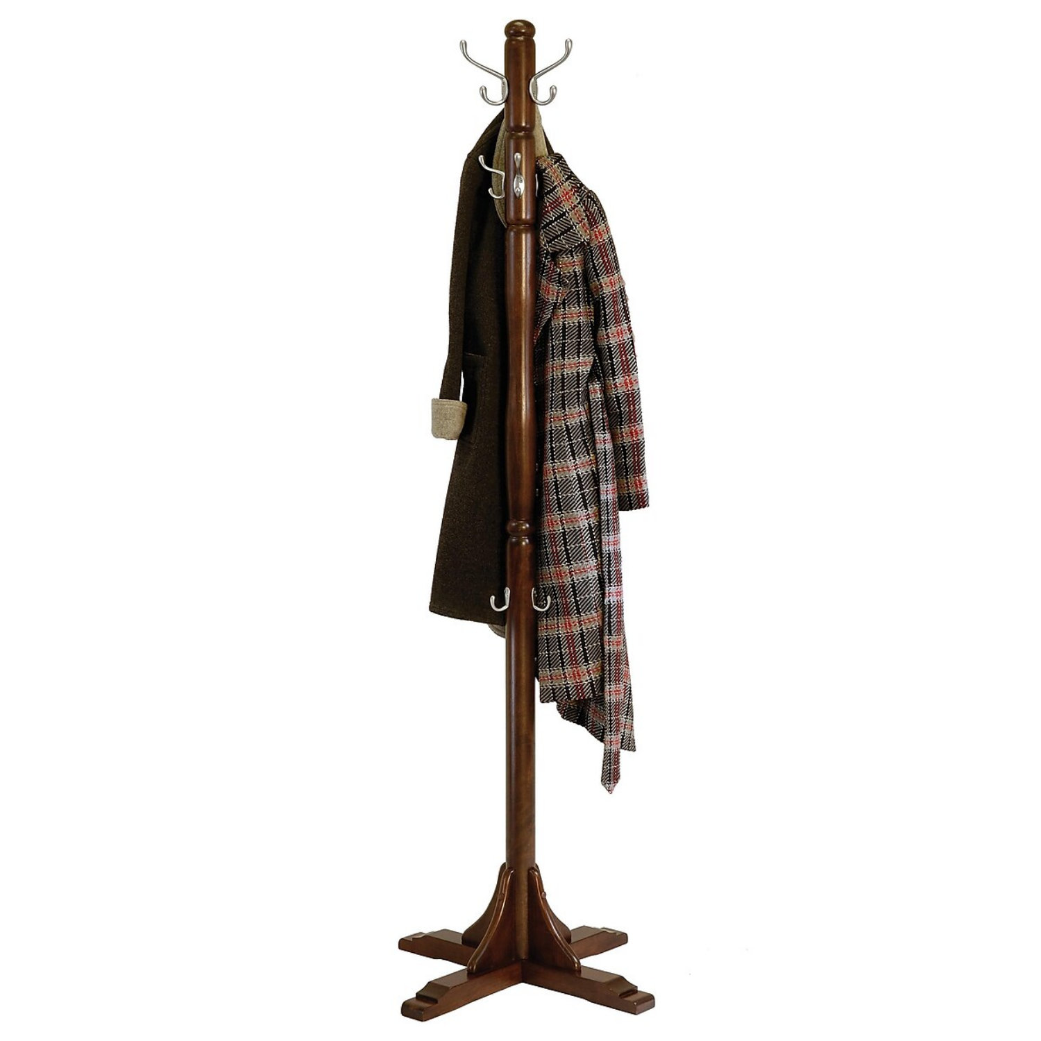 Alcott Hill® Mount Washington Solid Wood 3 - Hook Freestanding Coat ...
