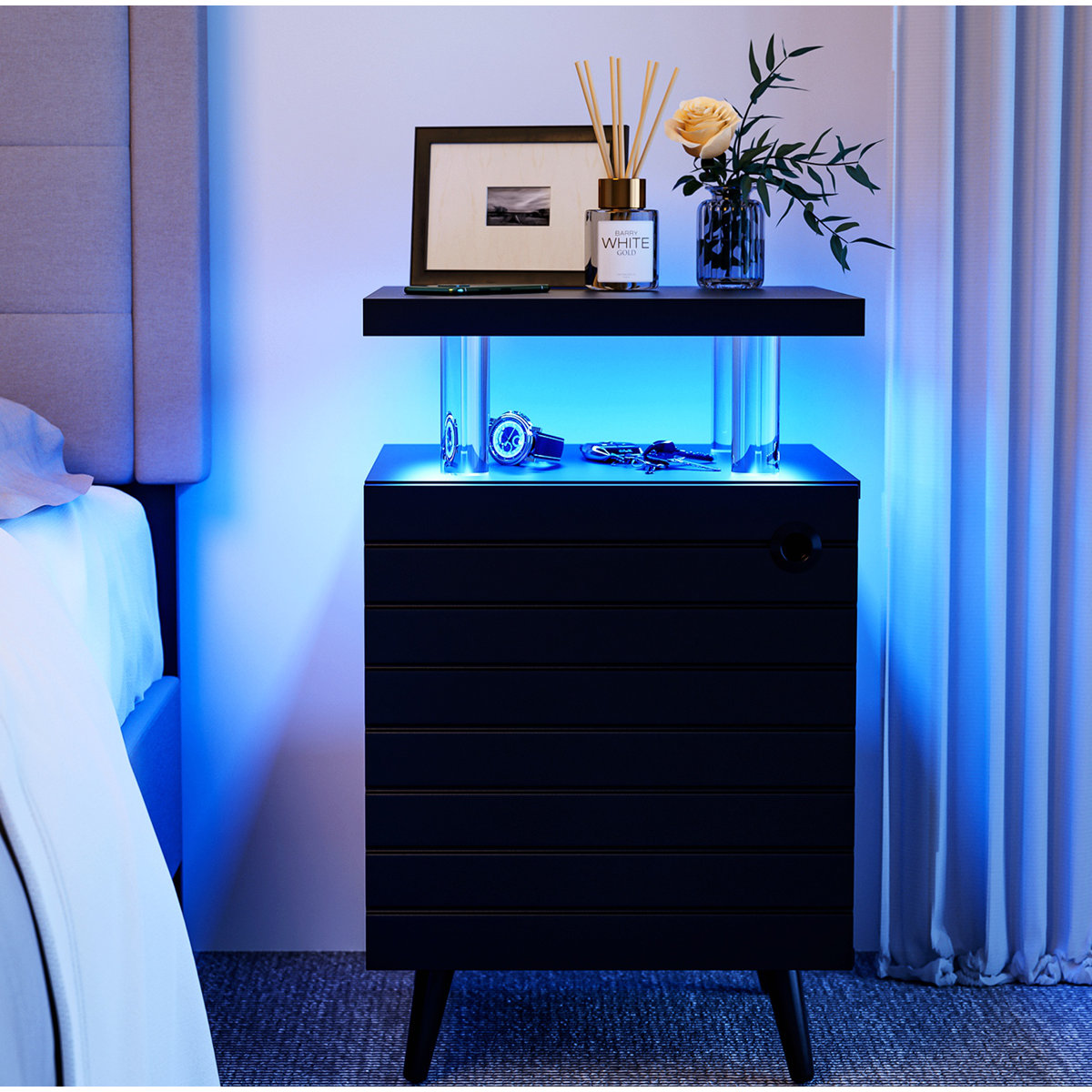 Wrought Studio™ Keyonnie Nightstand | Wayfair