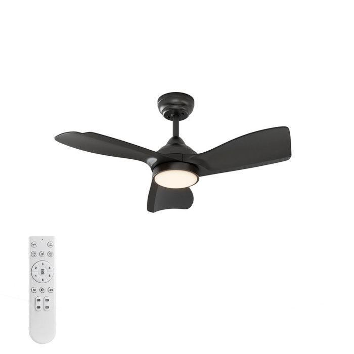 Wrought Studio 30 Inch Indoor Ceiling Fans with Lights and Remote ...