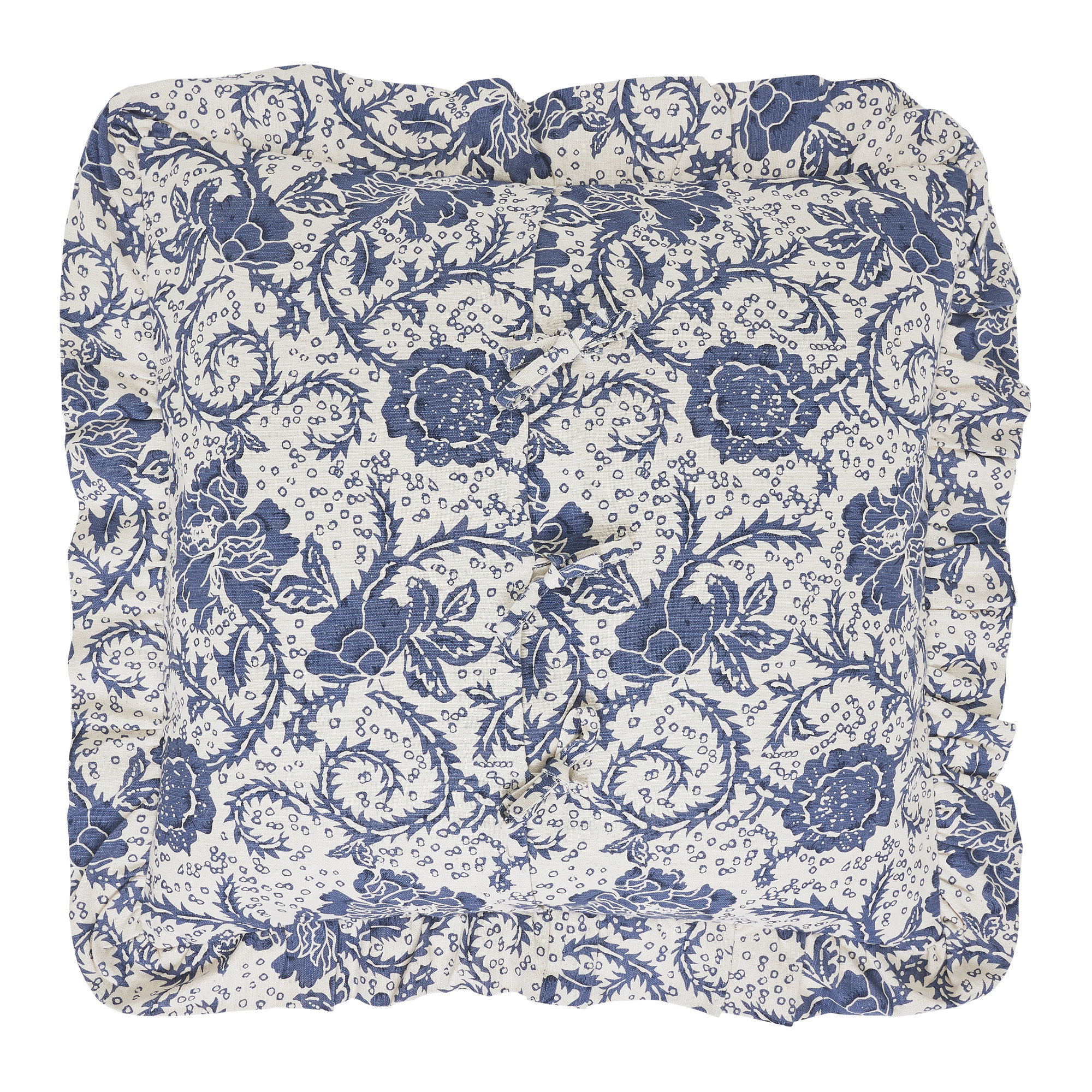 VHC Brands Dorset Navy Floral Fabric Euro Sham | Wayfair