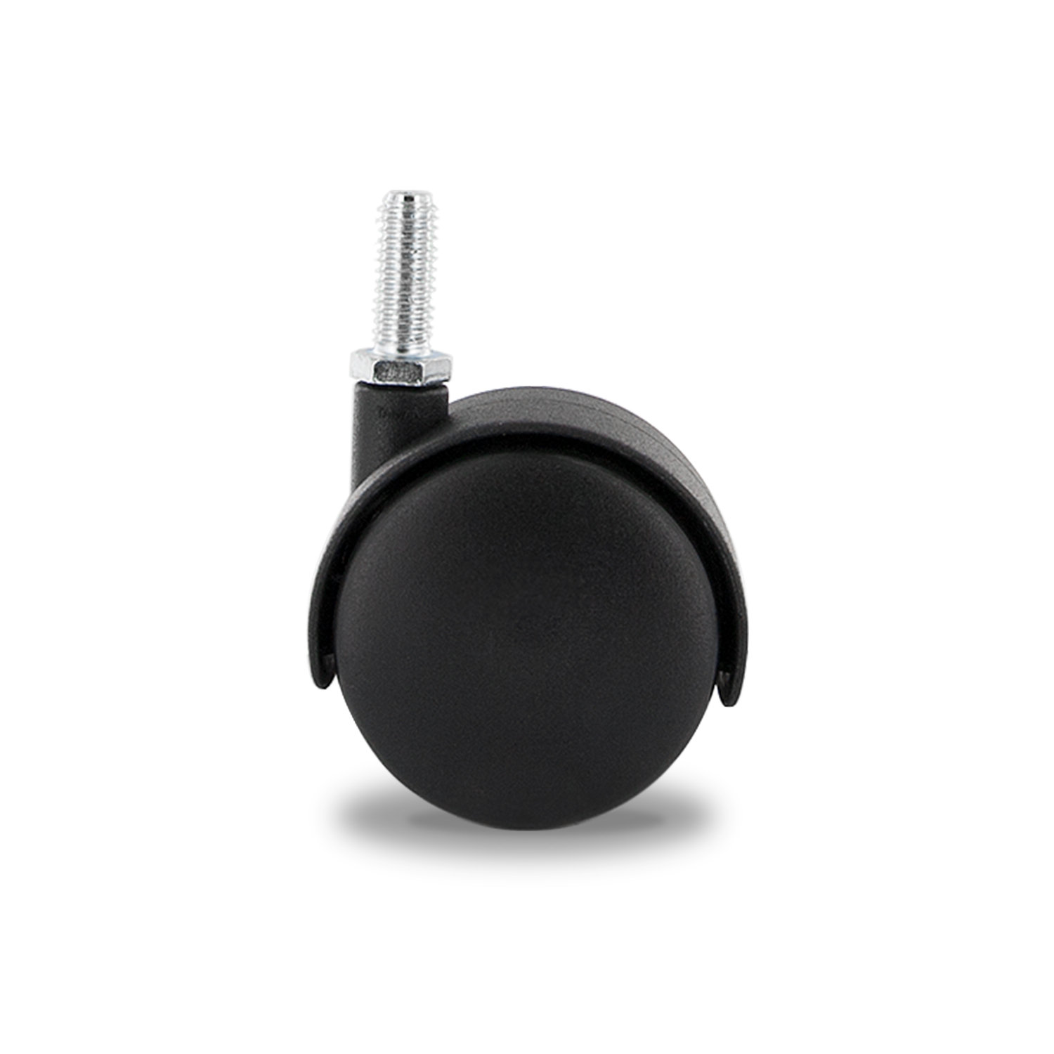 Outwater 2-3/8in Black Swivel Hooded Hercules Twin Wheel Caster | Wayfair