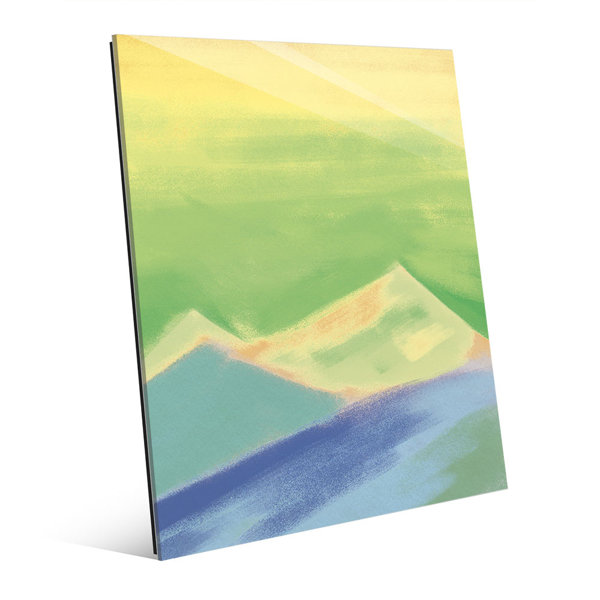 Click Wall Art Citrine Mist Painting Print | Wayfair