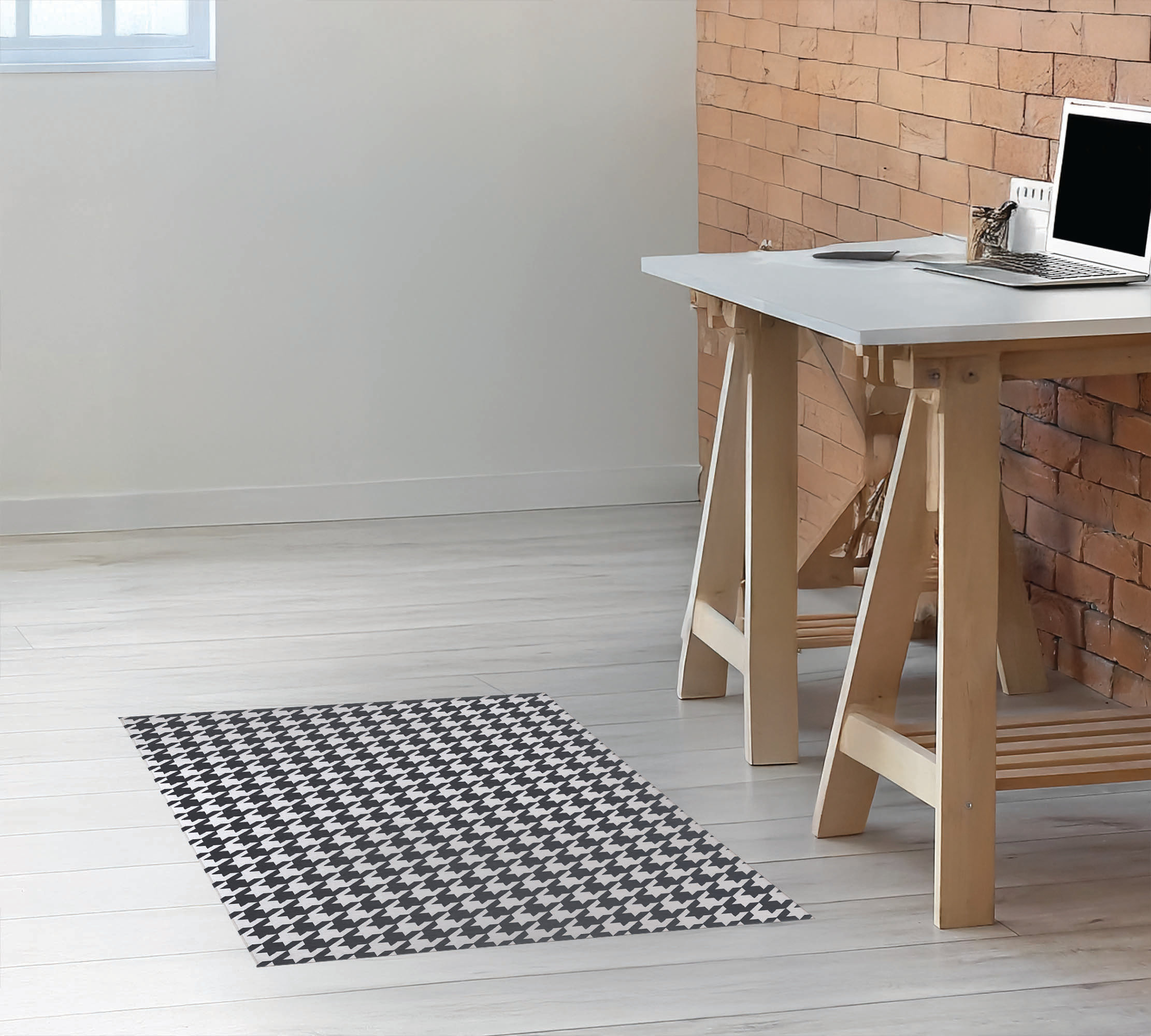 Christopher's Corner Send in the Hounds Geometric Office Chair Mat ...