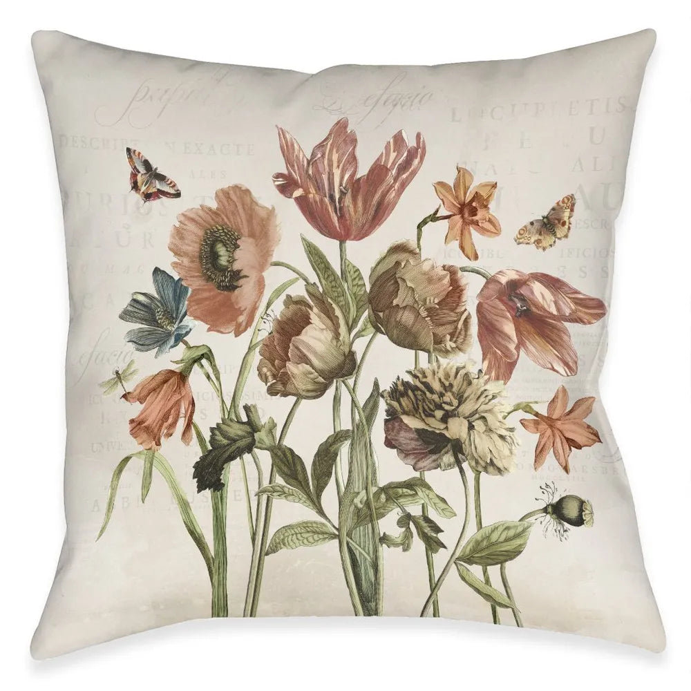 Laural Home Vintage Bloom Bunch Indoor Decorative Pillow | Wayfair