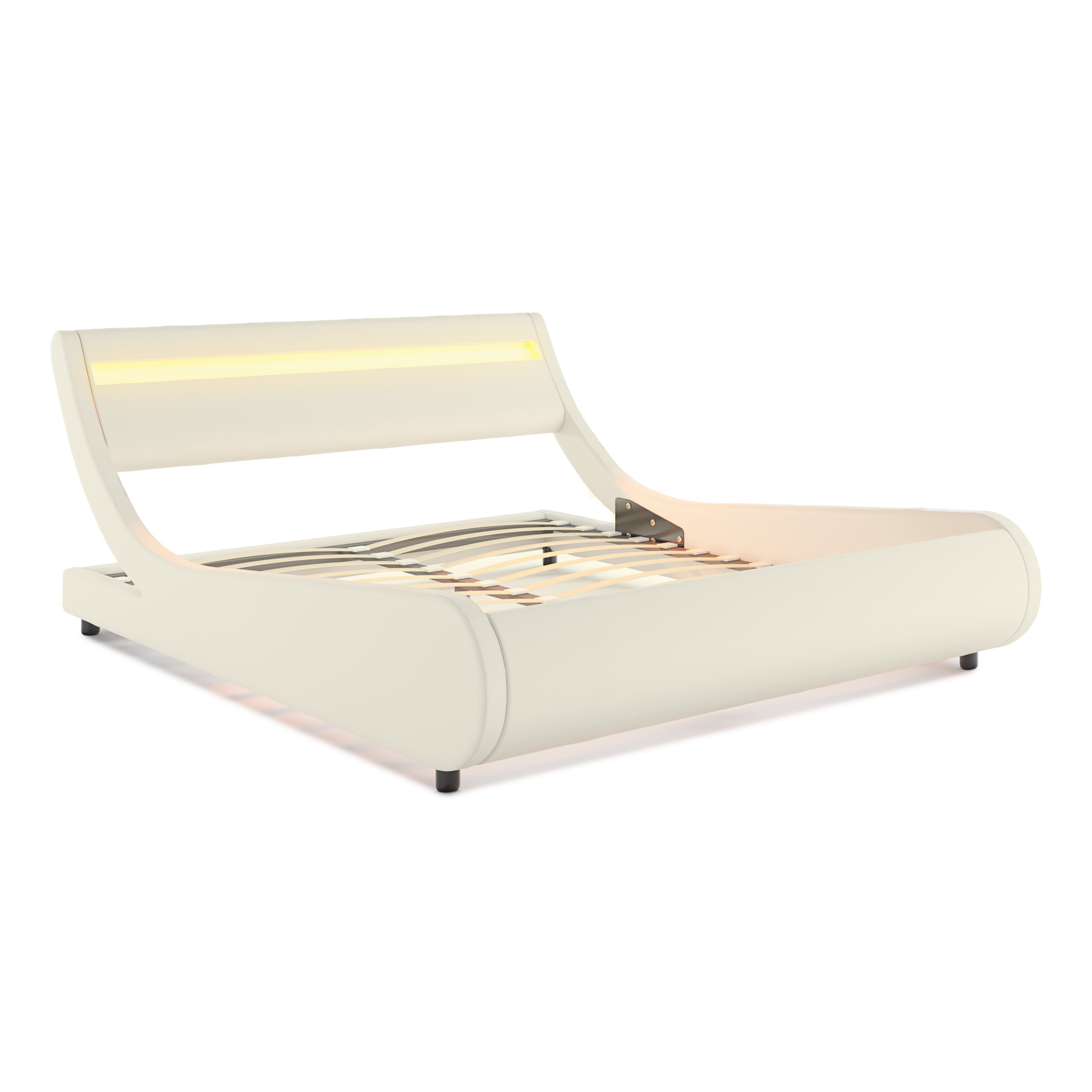 Orren Ellis Keymani Upholstered Low Profile Platform Bed | Wayfair