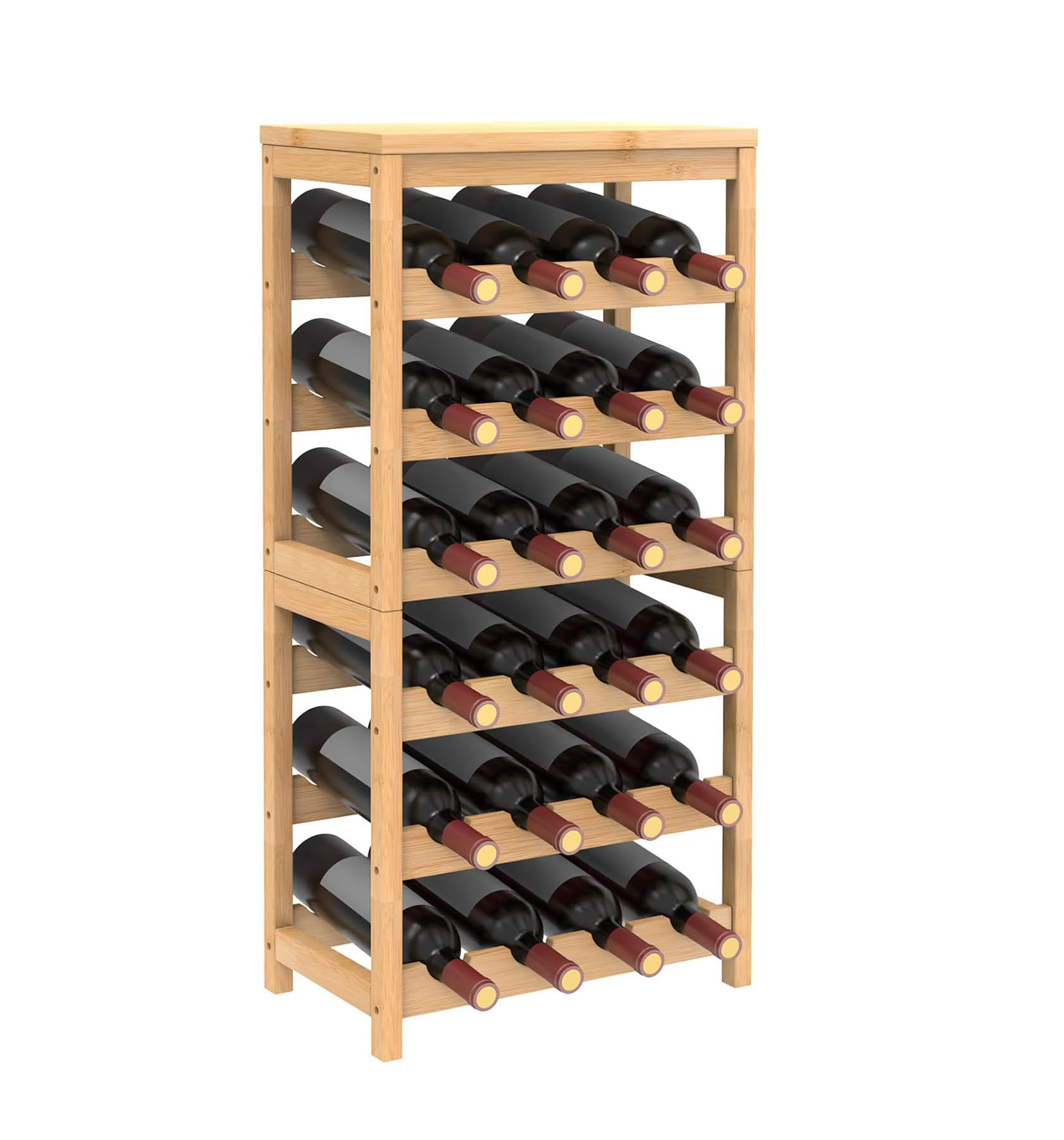 Loon Peak® Jussica Etagere Wine Bottle Rack | Wayfair