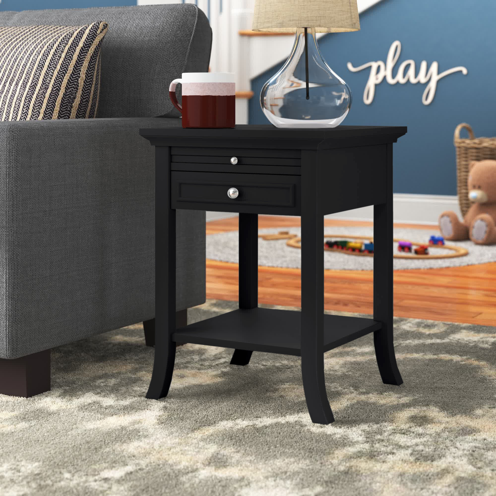 Red Barrel Studio® Carbin End Table with Storage & Reviews | Wayfair