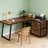 Trent Austin Design® Spacious Working Desk,Computer Desk,L-Shaped ...