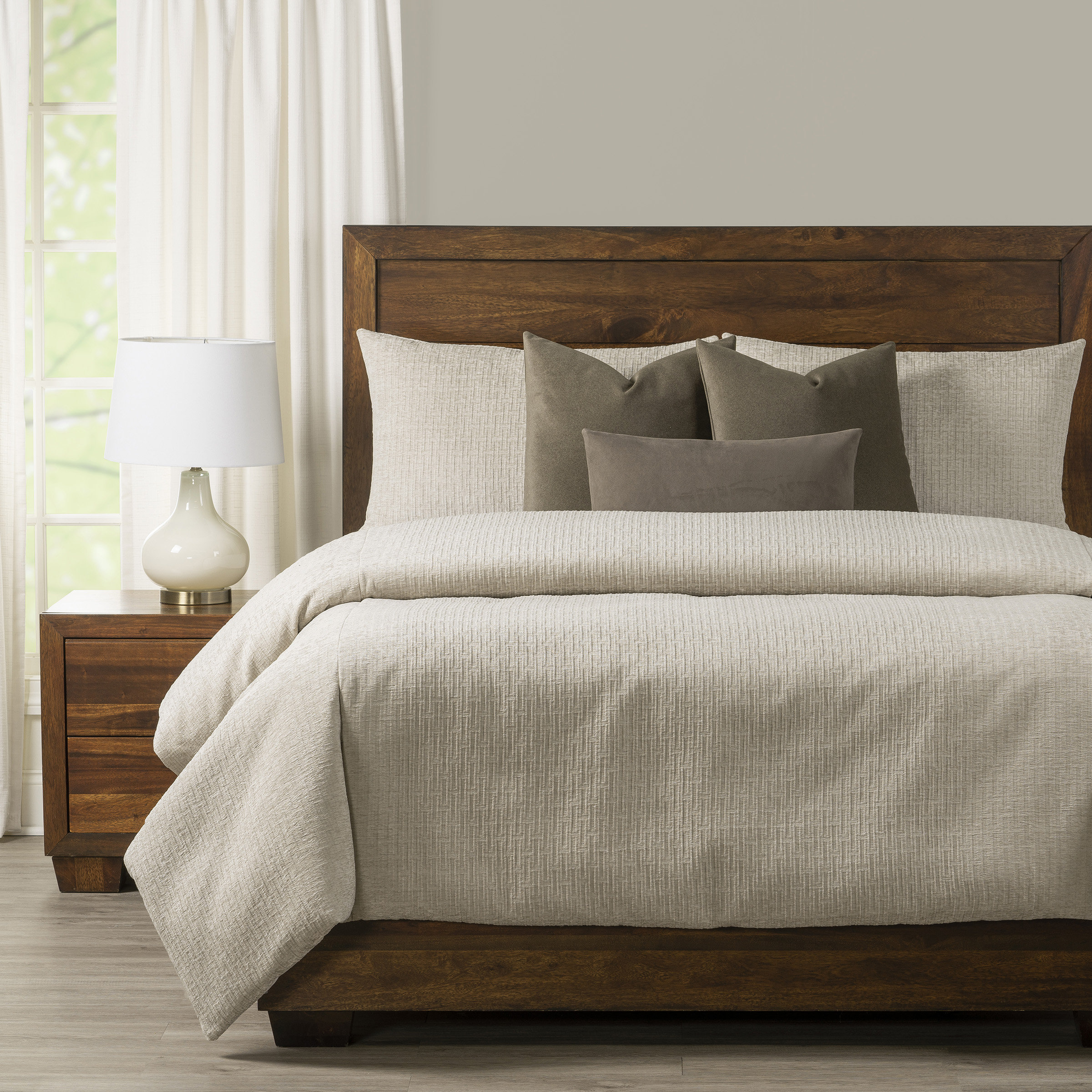 Siscovers Plush Linen Velour Duvet Cover and Insert Set | Wayfair