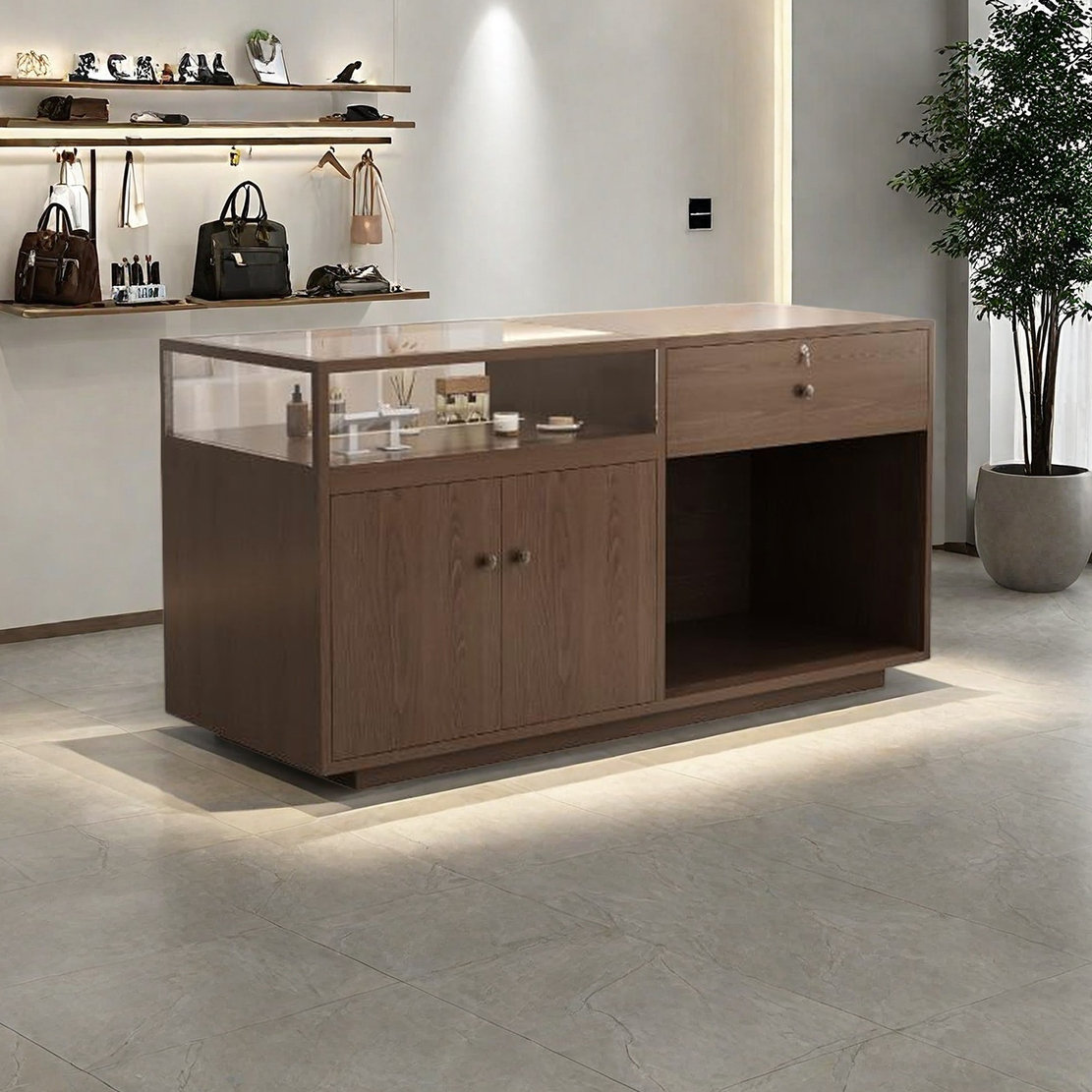 Beicang Home Fashion Retro Style Display Cabinet | Wayfair