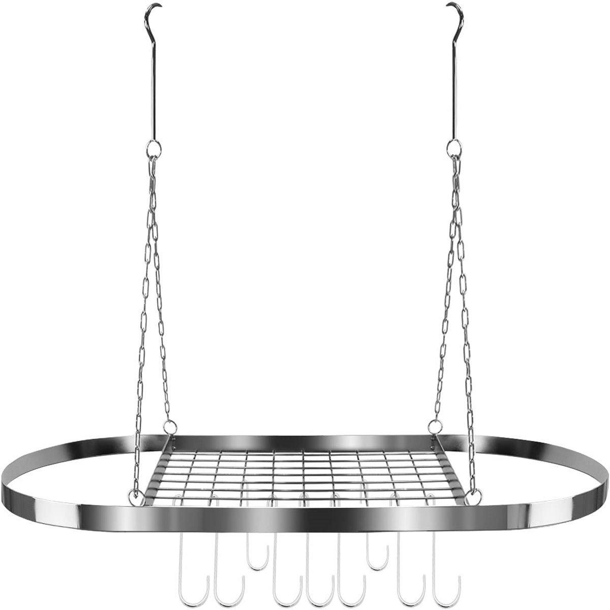 Prep & Savour Delwayne Steel Pot Rack Chain | Wayfair